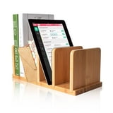 Desk Organizer Mail Organizer Countertop File Sorter, Bamboo Desk File ...
