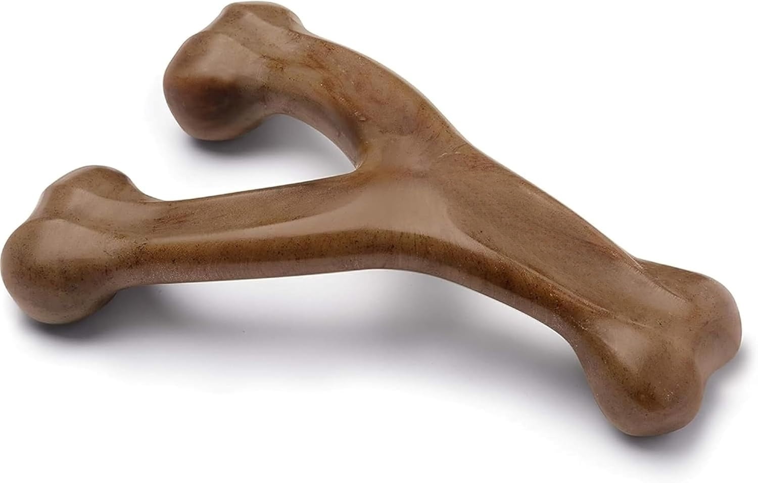 Wishbone Durable Dog Chew Toy for Aggressive Chewers, Real Bacon ...