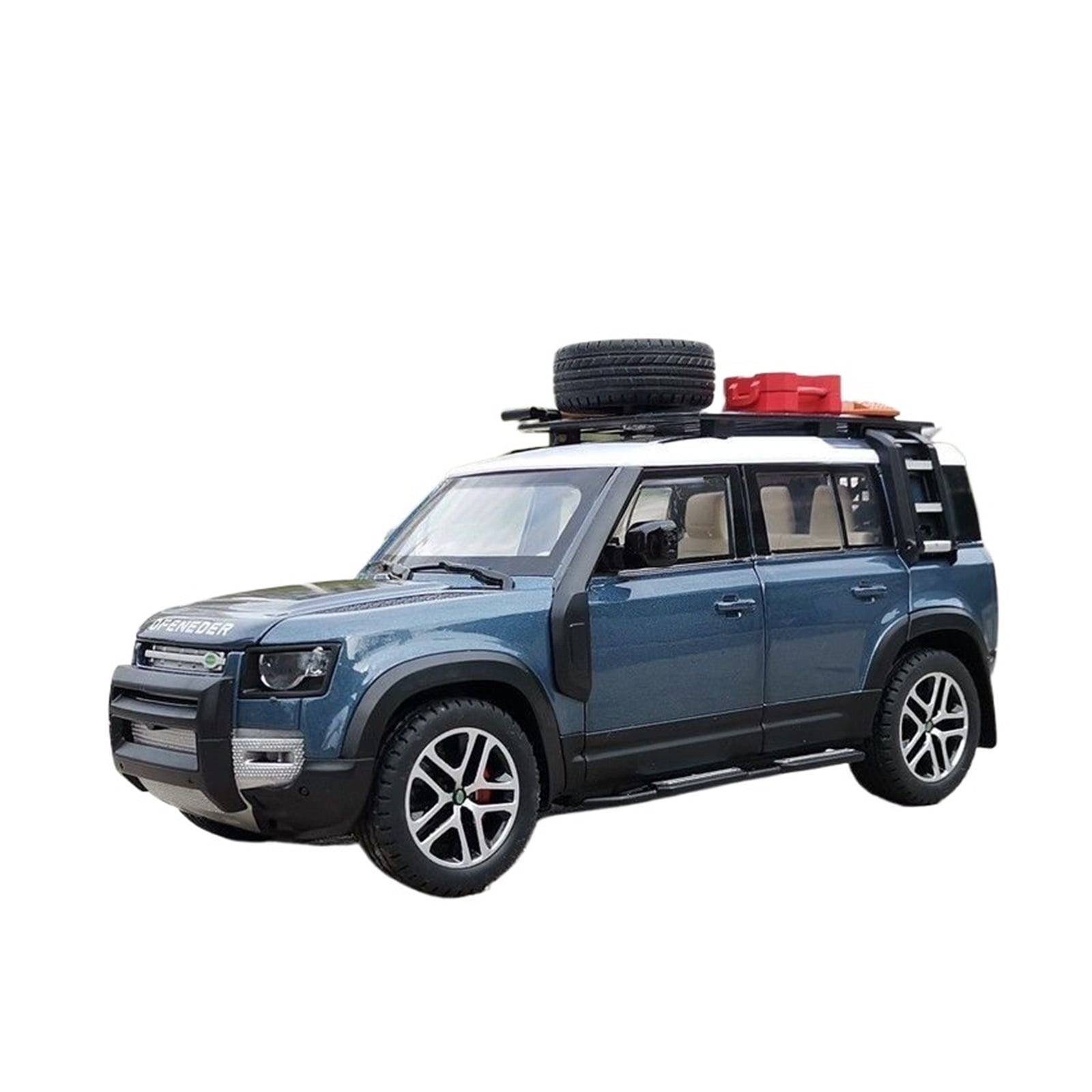 Wisher 1/24 Range Rover Defender Alloy Car Model Diecast Metal Toy Off ...