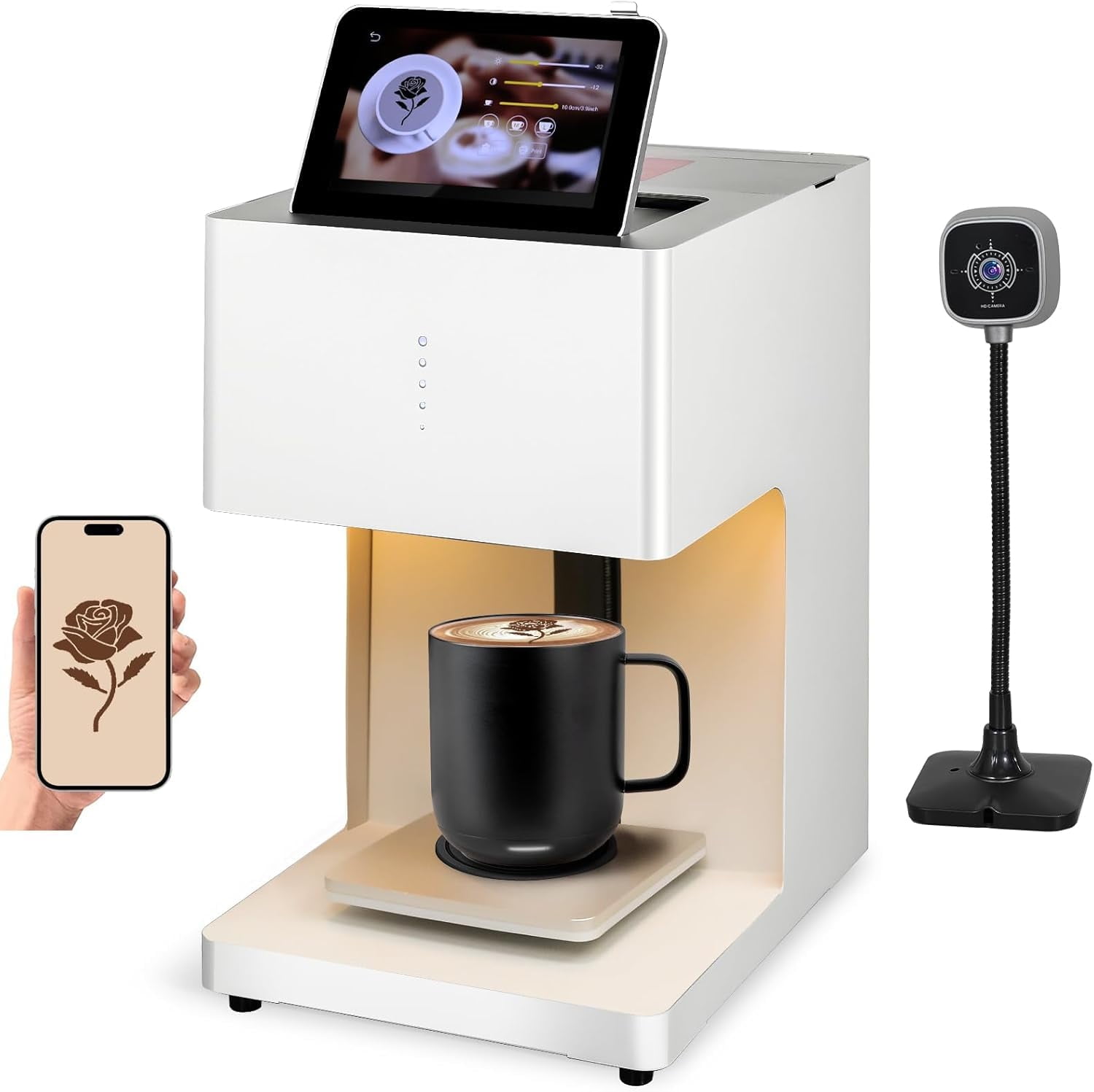 Wishilo Portable Auto Coffee Latte Art Machine Smart Food Printer ...