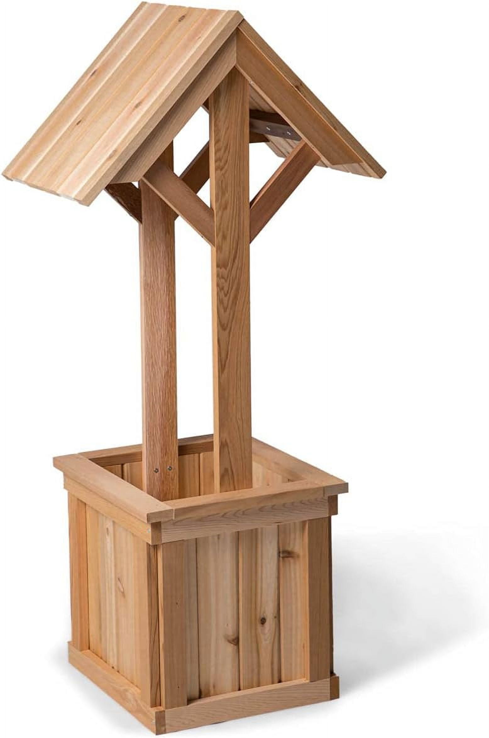 Outdoor Wishing Well Planter Box for Flowers and Plants - Walmart.com
