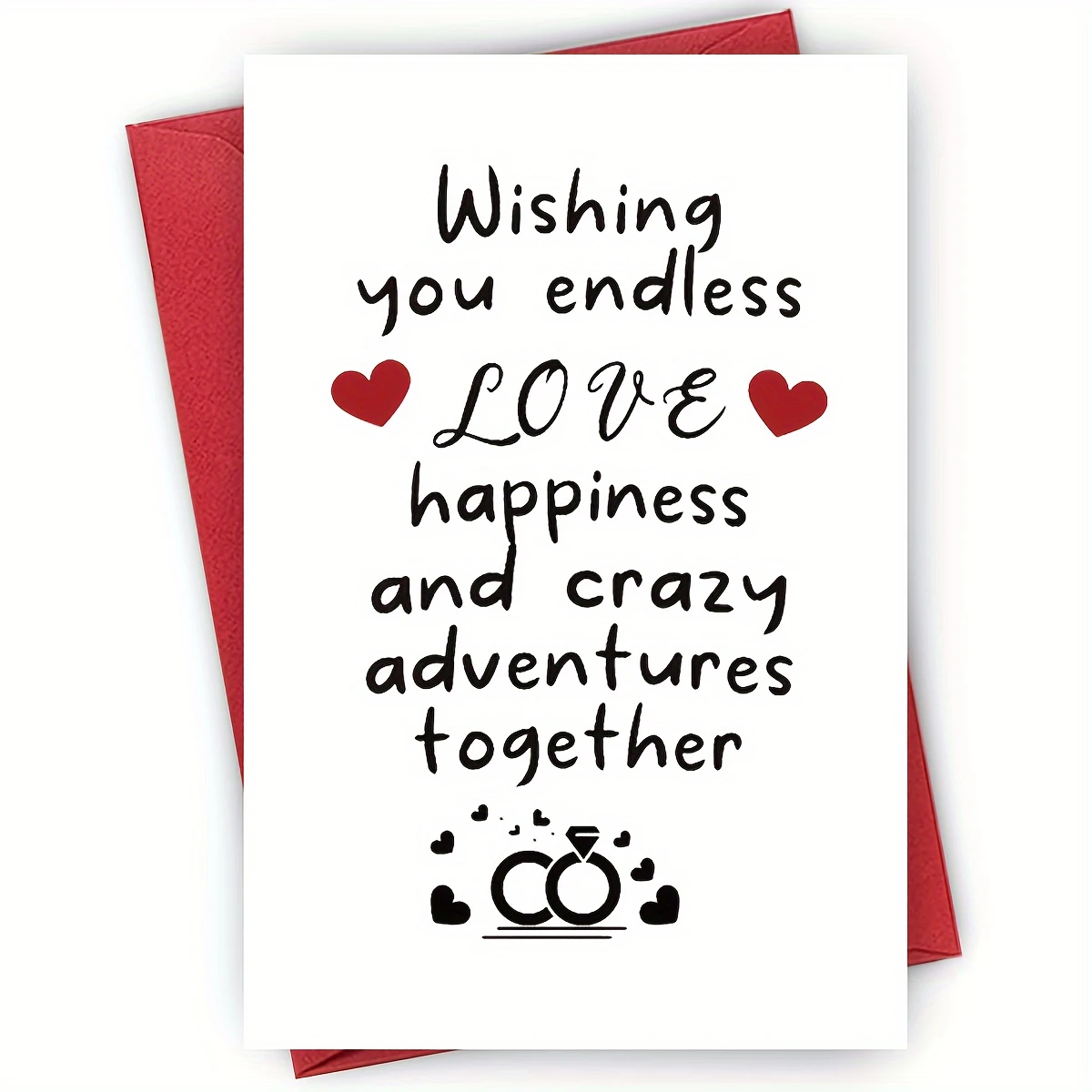 Wishing You Endless Love Greeting Card – Heartfelt Design for ...