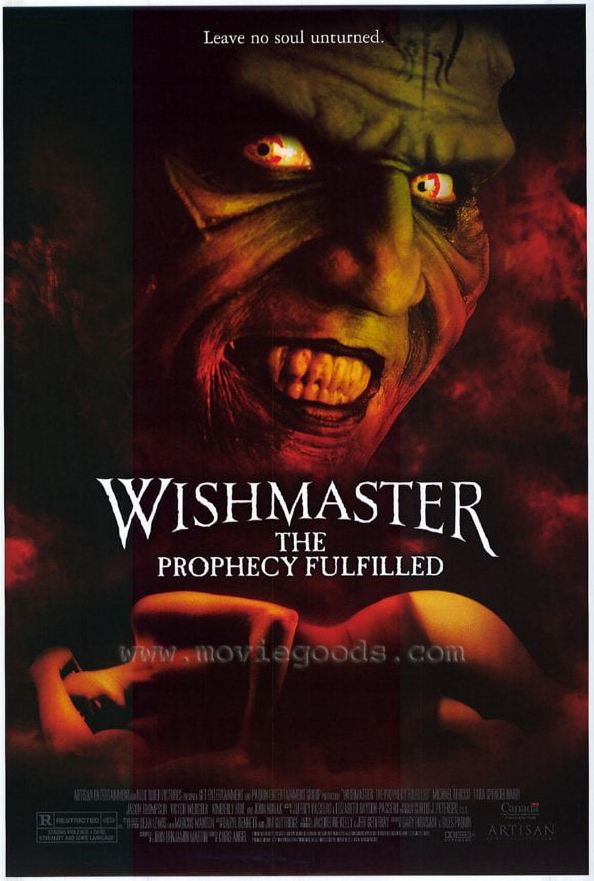 Wishmaster 4: The Prophecy Fulfilled - movie POSTER (Style A) (27" x 40 ...