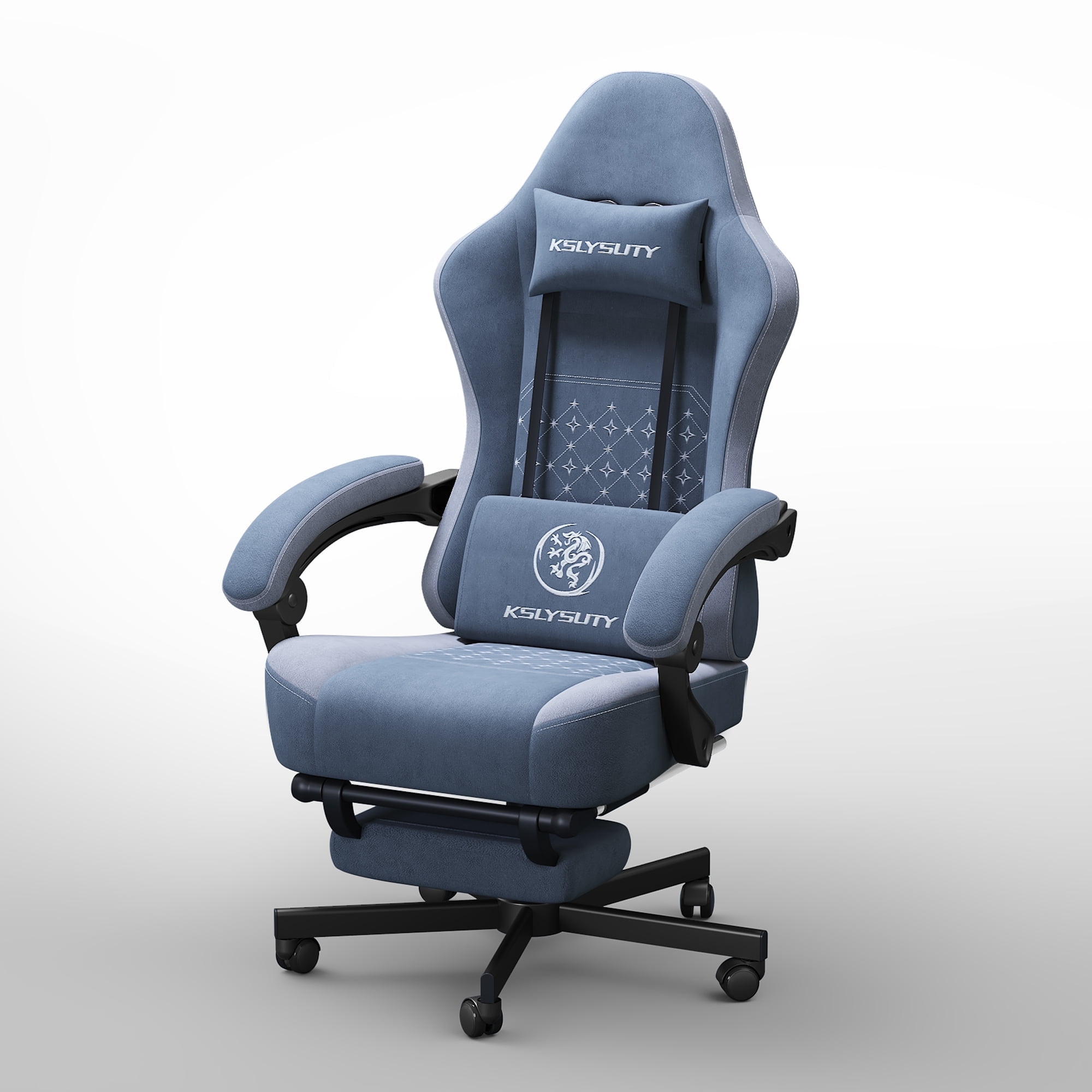 Wismestr Gaming Chair Breathable Fabric With Pocket Spring Cushion ...