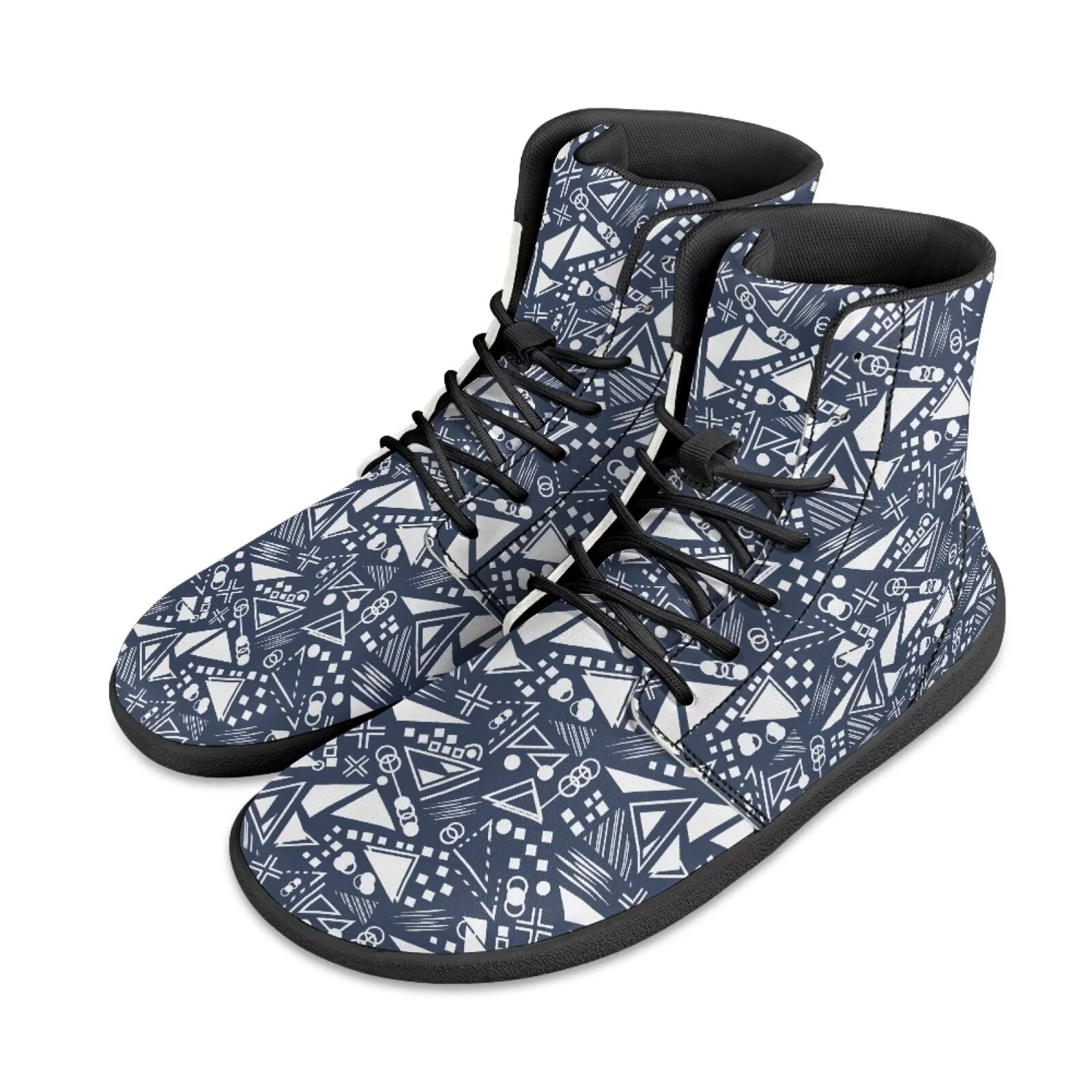 Wismoutput High-top Barefoot Shoes with Irregular Pattern for Boy ...
