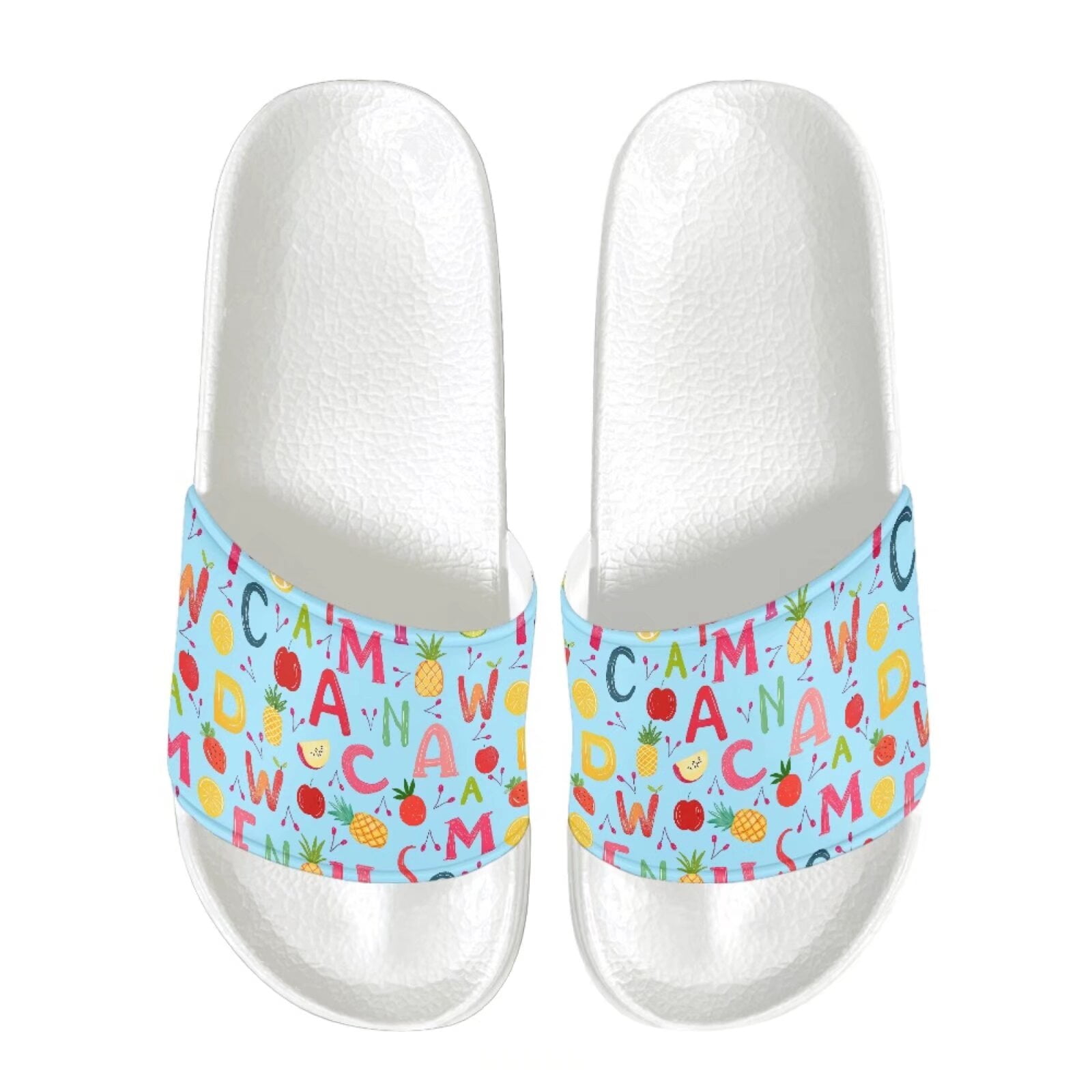 Wismoutput Summer Slide Sandals for Girls Ladies Flexible Comfortable ...