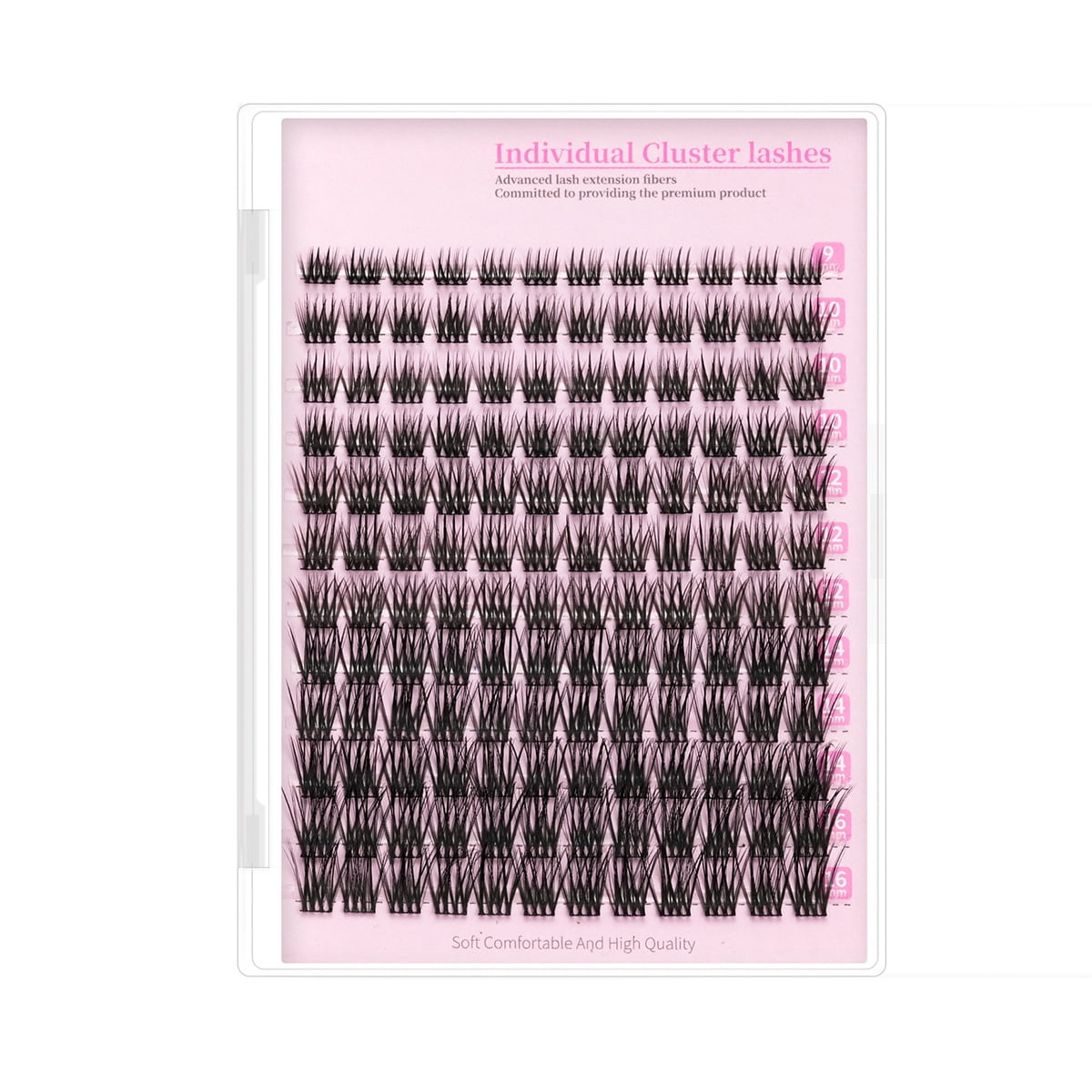 Wispy 8-18mm Eyelash Clusters Natural C Curl - WideSpan DIY Lash ...