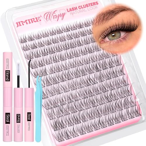 Wispy Lash Clusters Kit Natural Lash Extension Kit 132 Pcs DIY Cluster ...