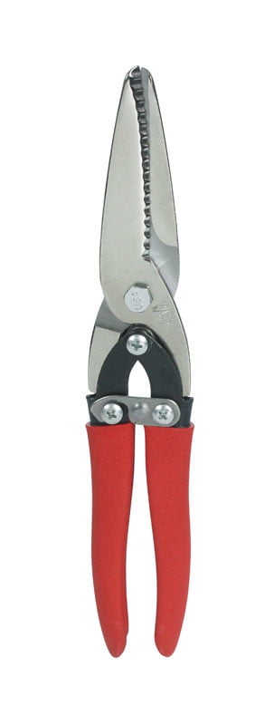 Wiss 10-1/2 in. Stainless Steel Serrated Multi-Purpose Snips 1 pk ...