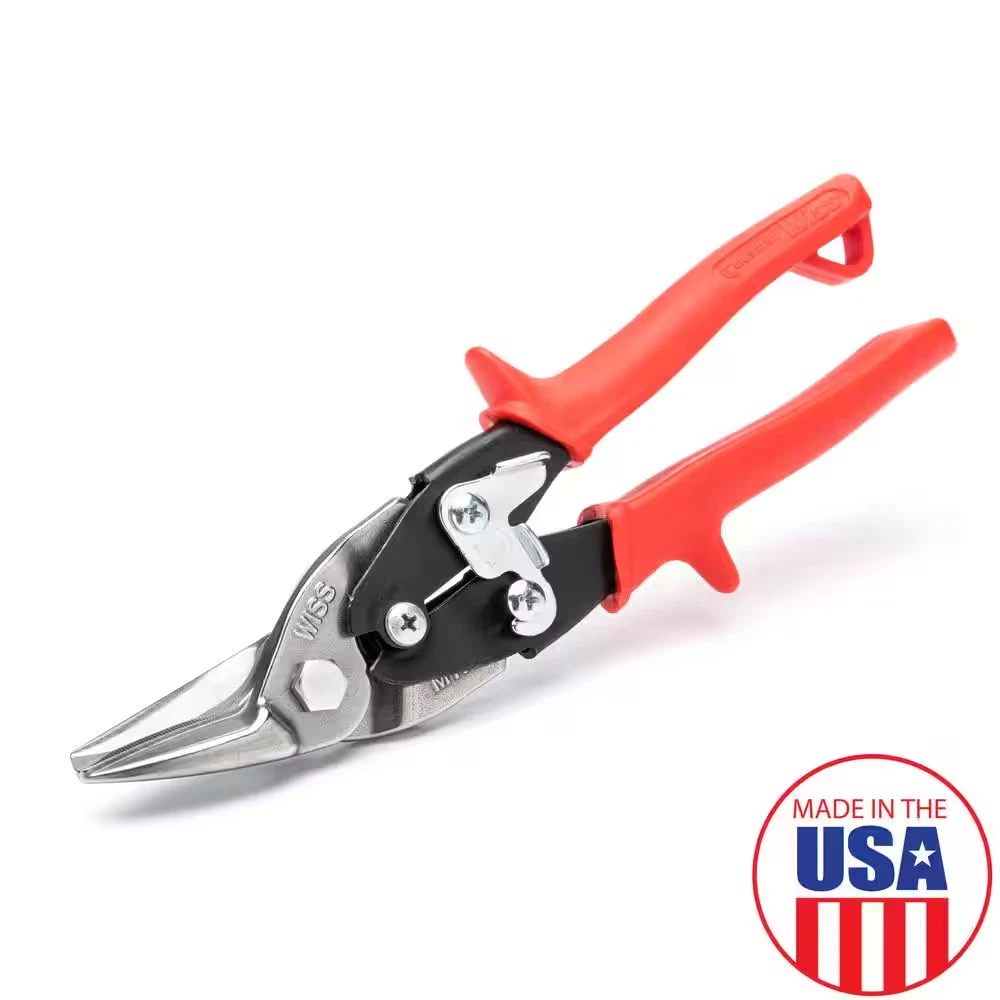 Wiss 9-3/4 In. Compound Action Straight and Left Cut Aviation Snips ...