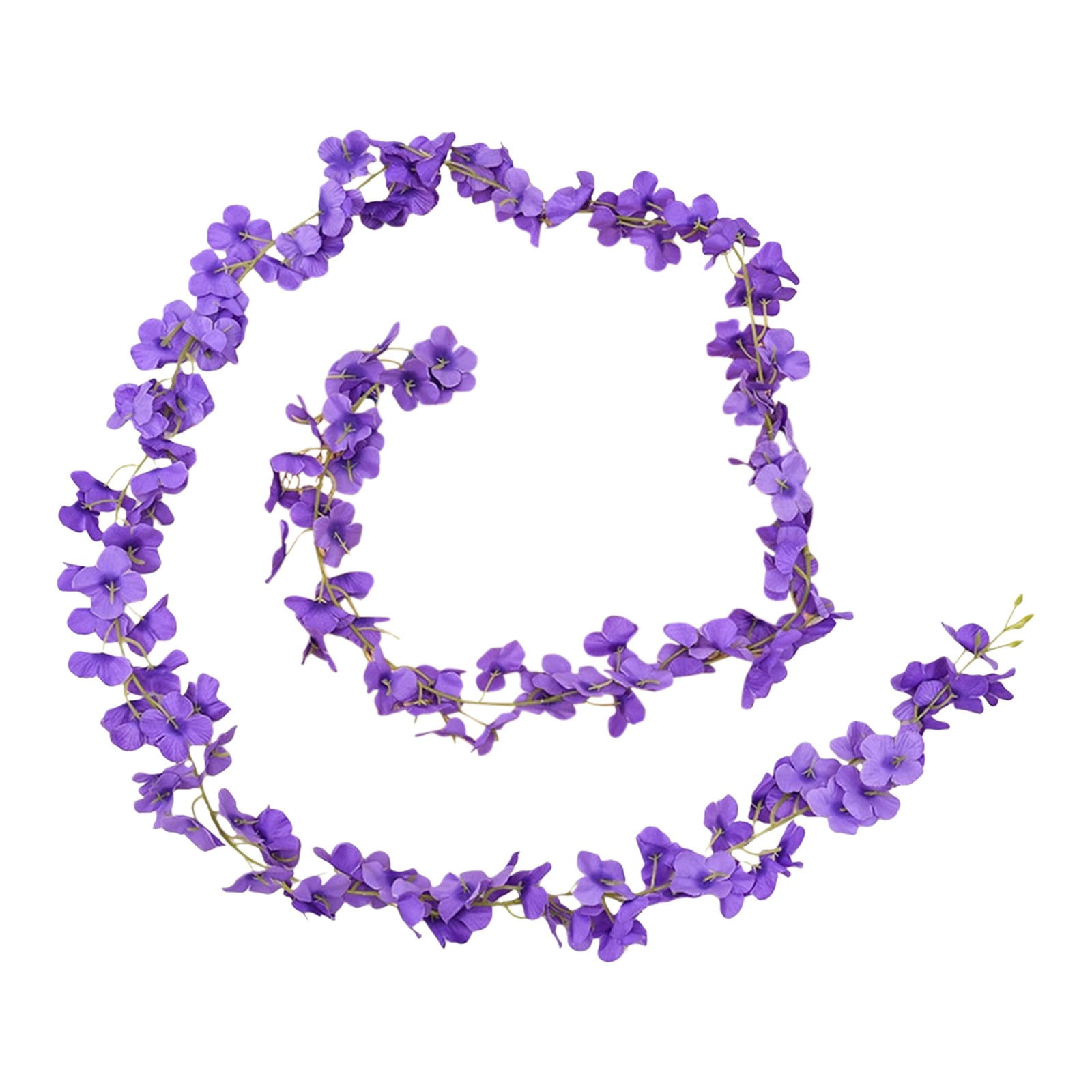 Wisteria Flower Garlands Artificial Wisteria Hanging Flowers Silk ...