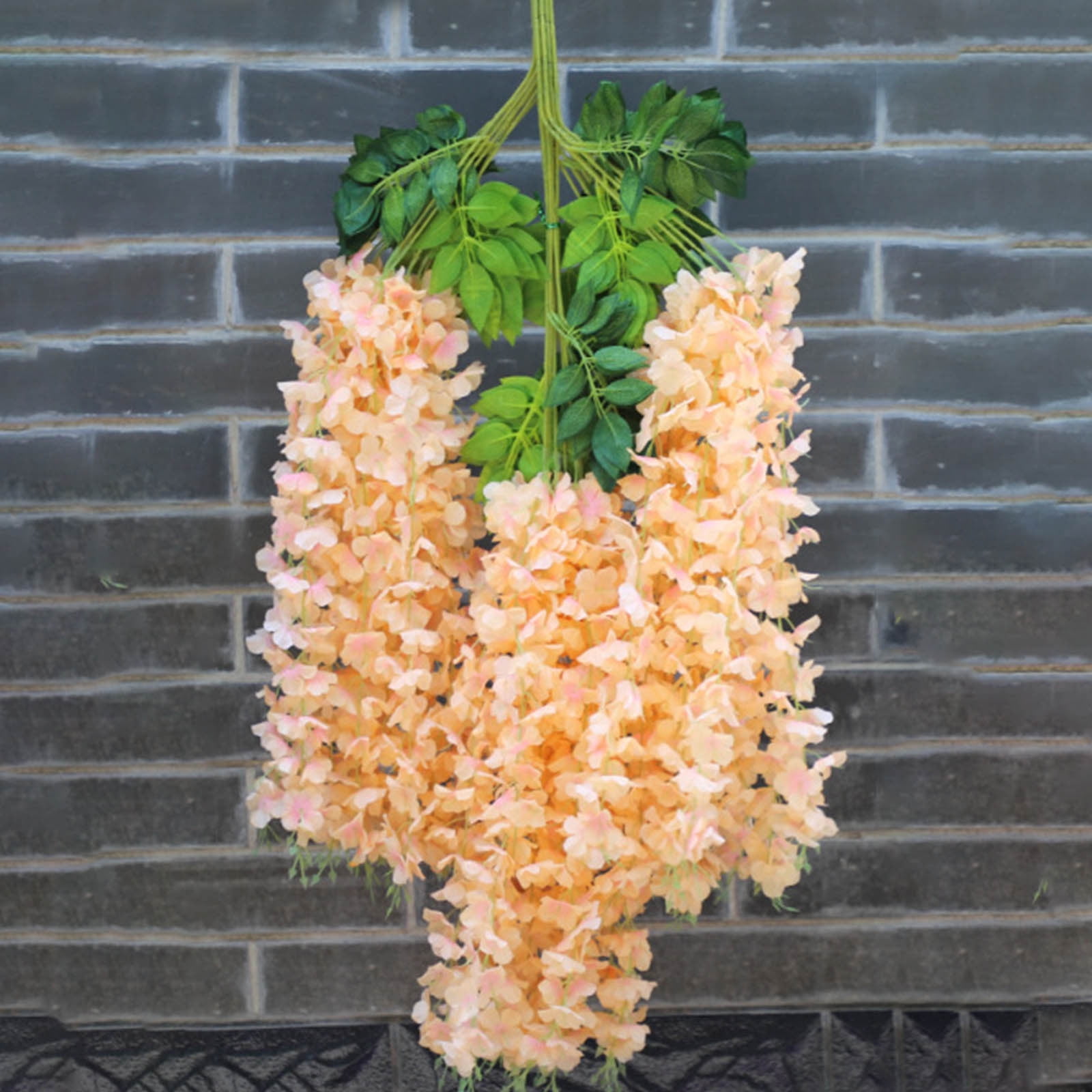 Wisteria Flower Vines Garland, Artificial Flower Strings, Fake Hanging ...
