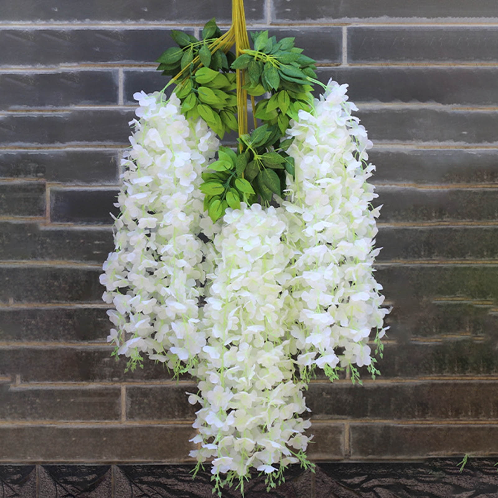 Wisteria Flower Vines Garland, Artificial Flower Strings, Fake Hanging ...