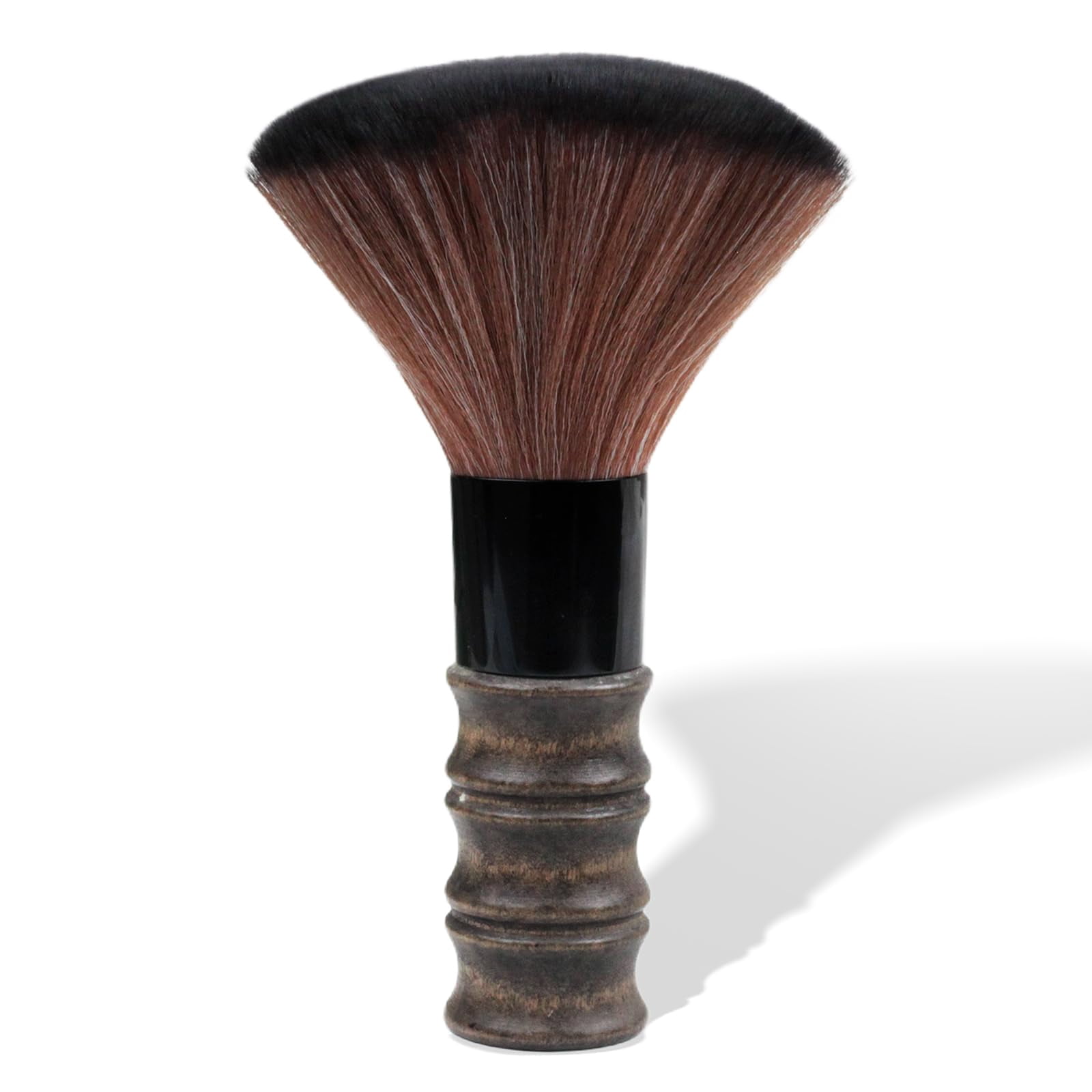 Neck Duster Brush with Soft Fiber Bristles and Wooden Handle for Barber ...
