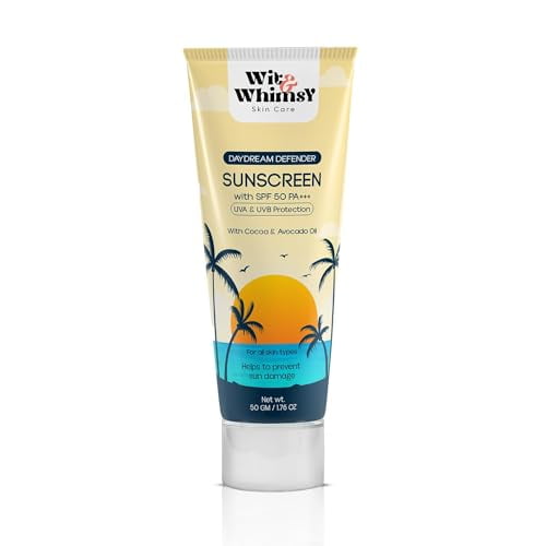 Wit & Whimsy Daydream Defender Sunscreen SPF 50 Sun Block Tanning ...