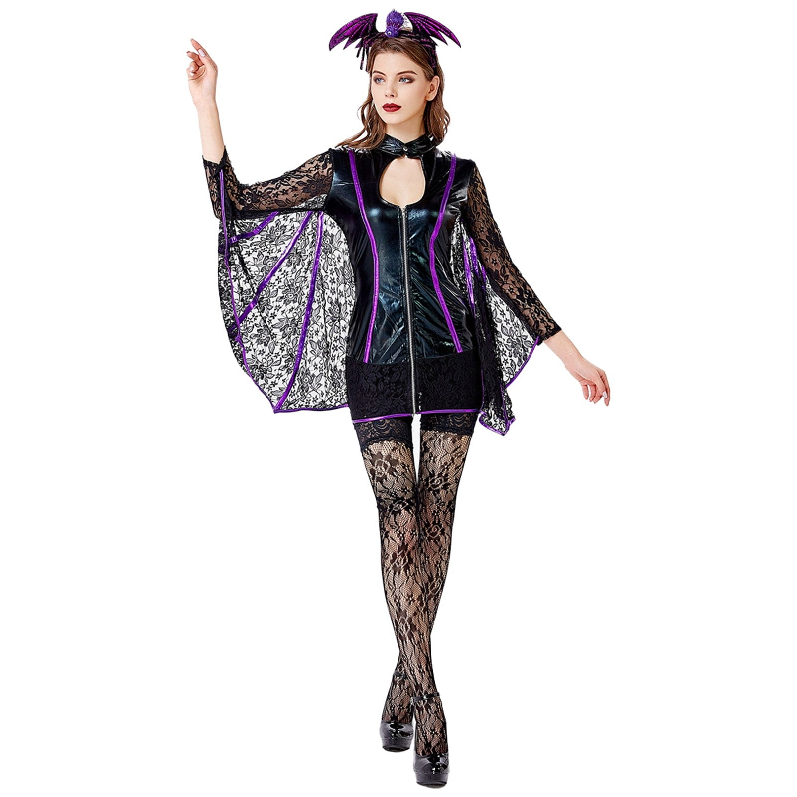 Witch Bat Spellbinding Outfit For Roleplay Attire Chihiro Fujisaki ...