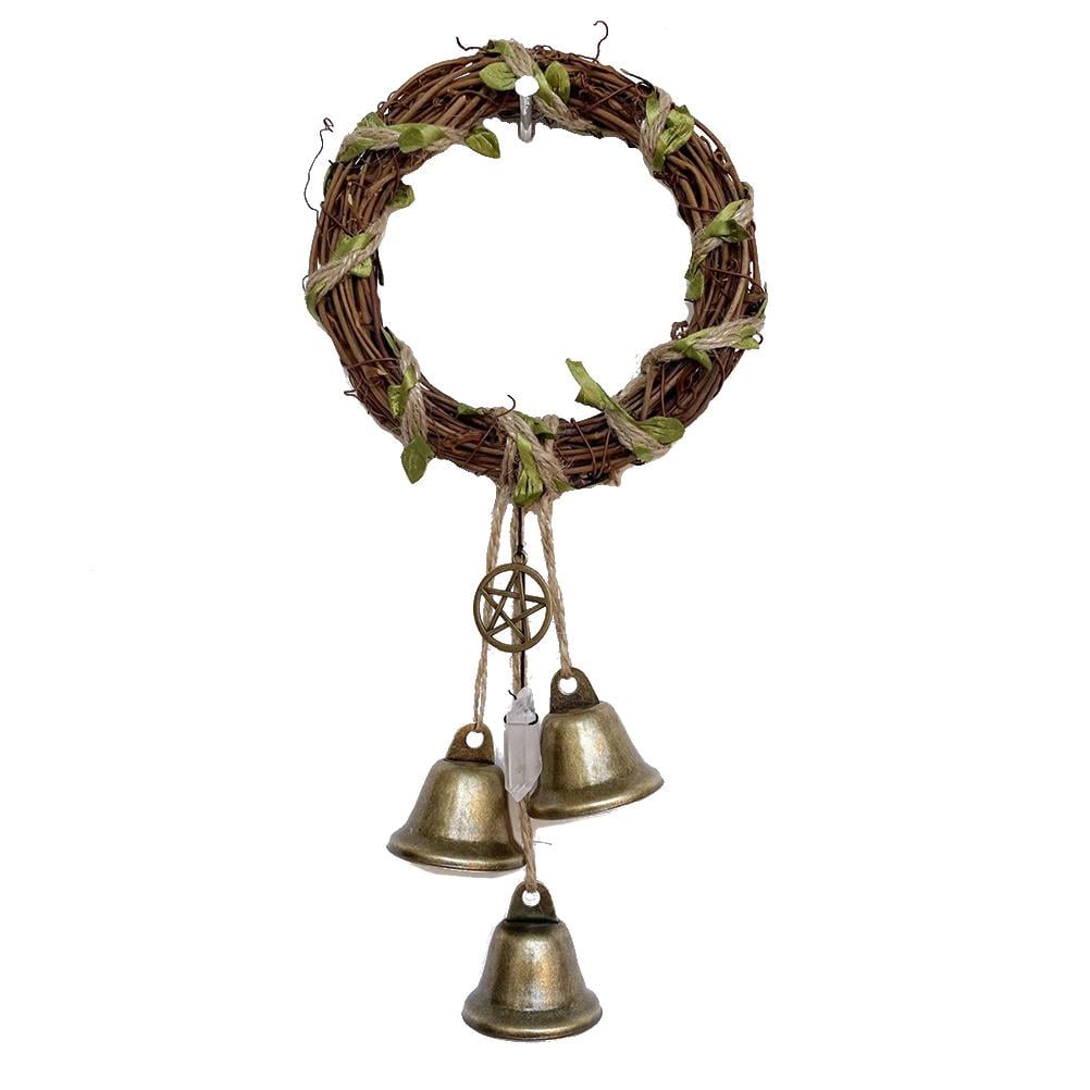 Witch Bells Vine Ring Witch Vine Ring Crystal Wind Chime Wall Hanging ...