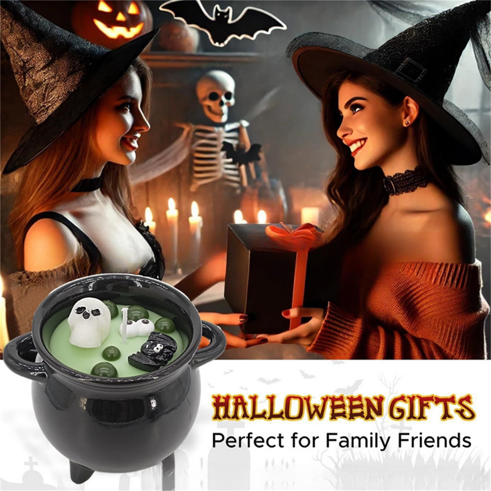 Witch Cauldron Halloween Decorations Halloween Witches Cauldron Bowl ...