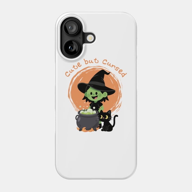Witch Cute but Cursed Funny creepy Halloween Tough Case for iPhone 11 ...