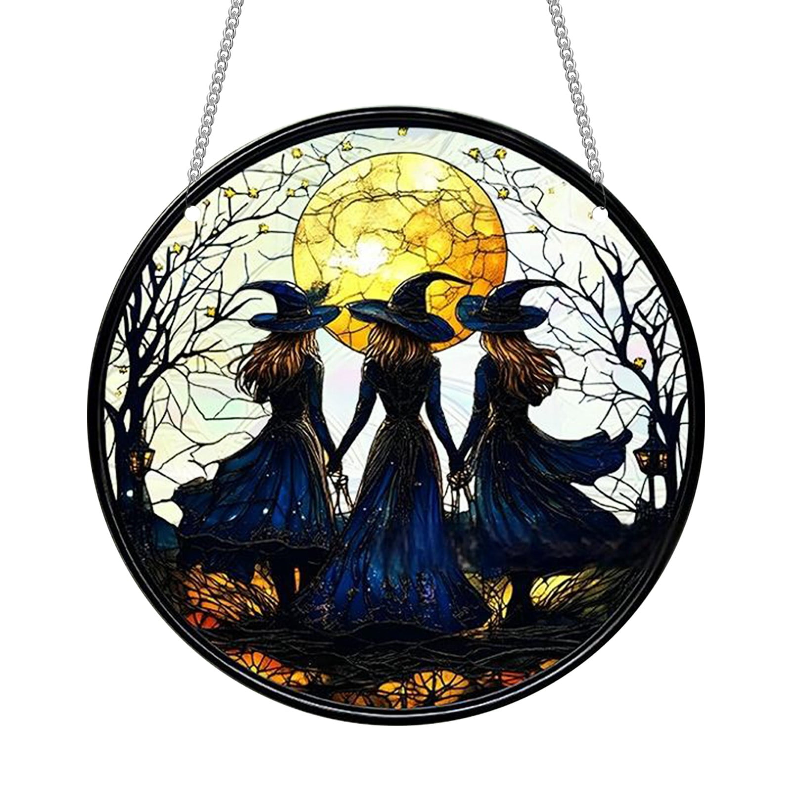 Witch Decor,Witch Hanging Decor,Kitchen Witch Doll,2d Acrylic Magical ...