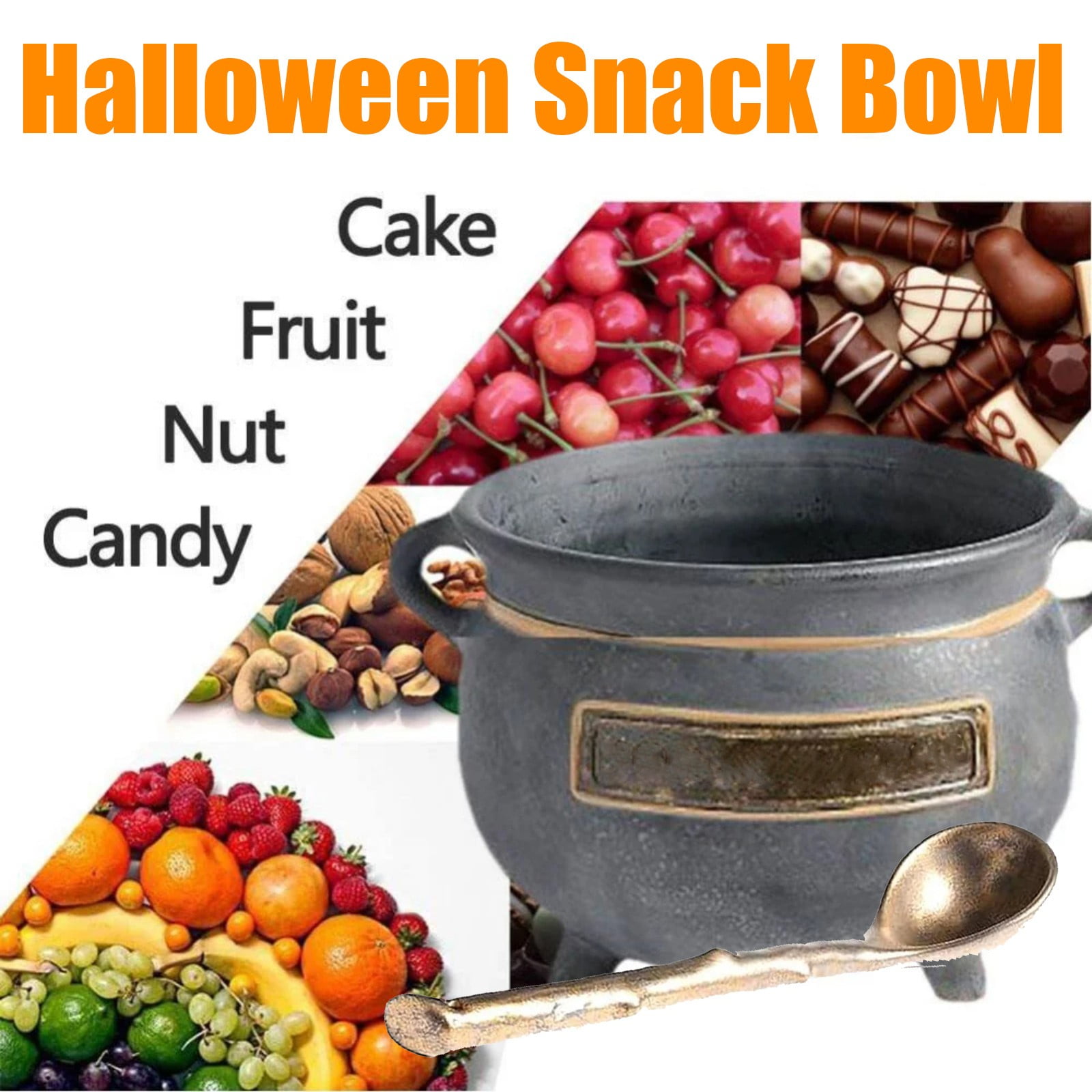 Witch Halloween Decorations Halloween Witches Cauldron Bowl 2026 ...