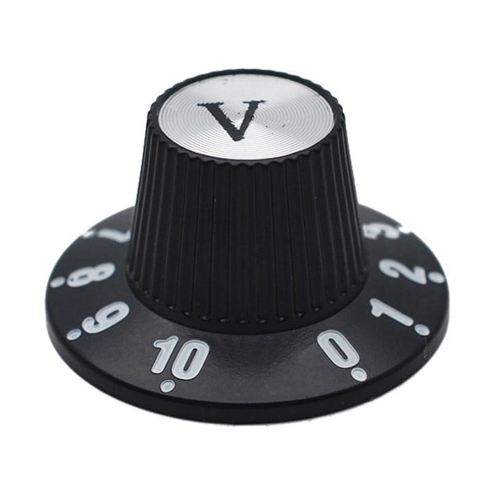 Witch Hat Black Cap Volume & Tone Knobs, single & set Electric Guitar ...