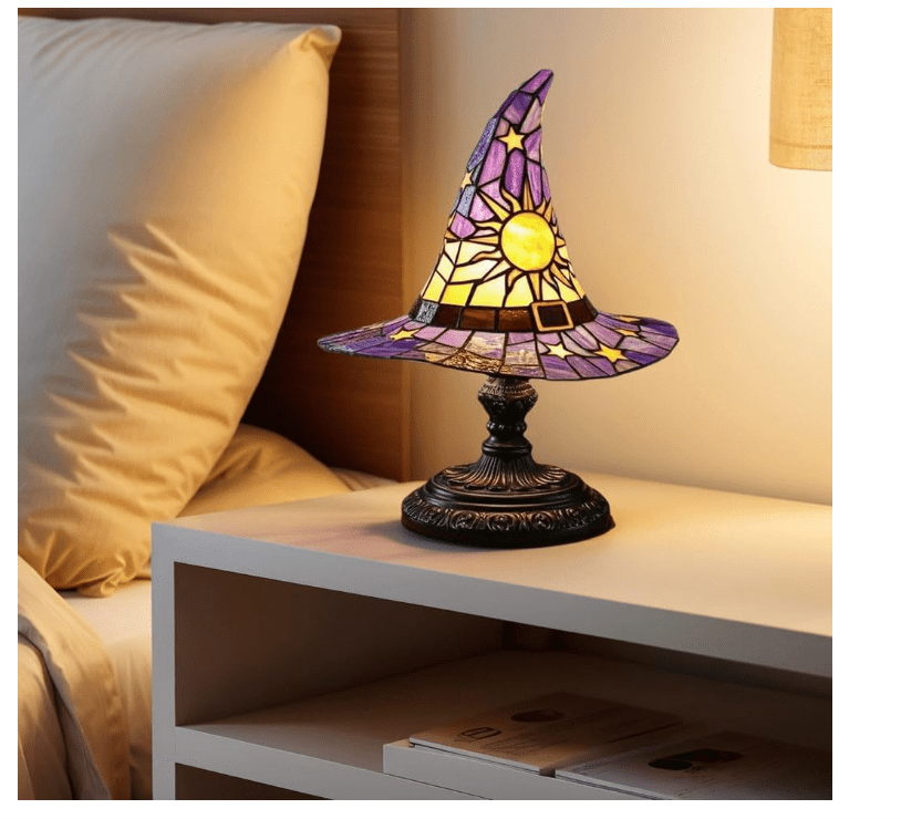 Witch Hat Lamp Stained Resin Resin, Stained Resin Resin Lamp Shade ...