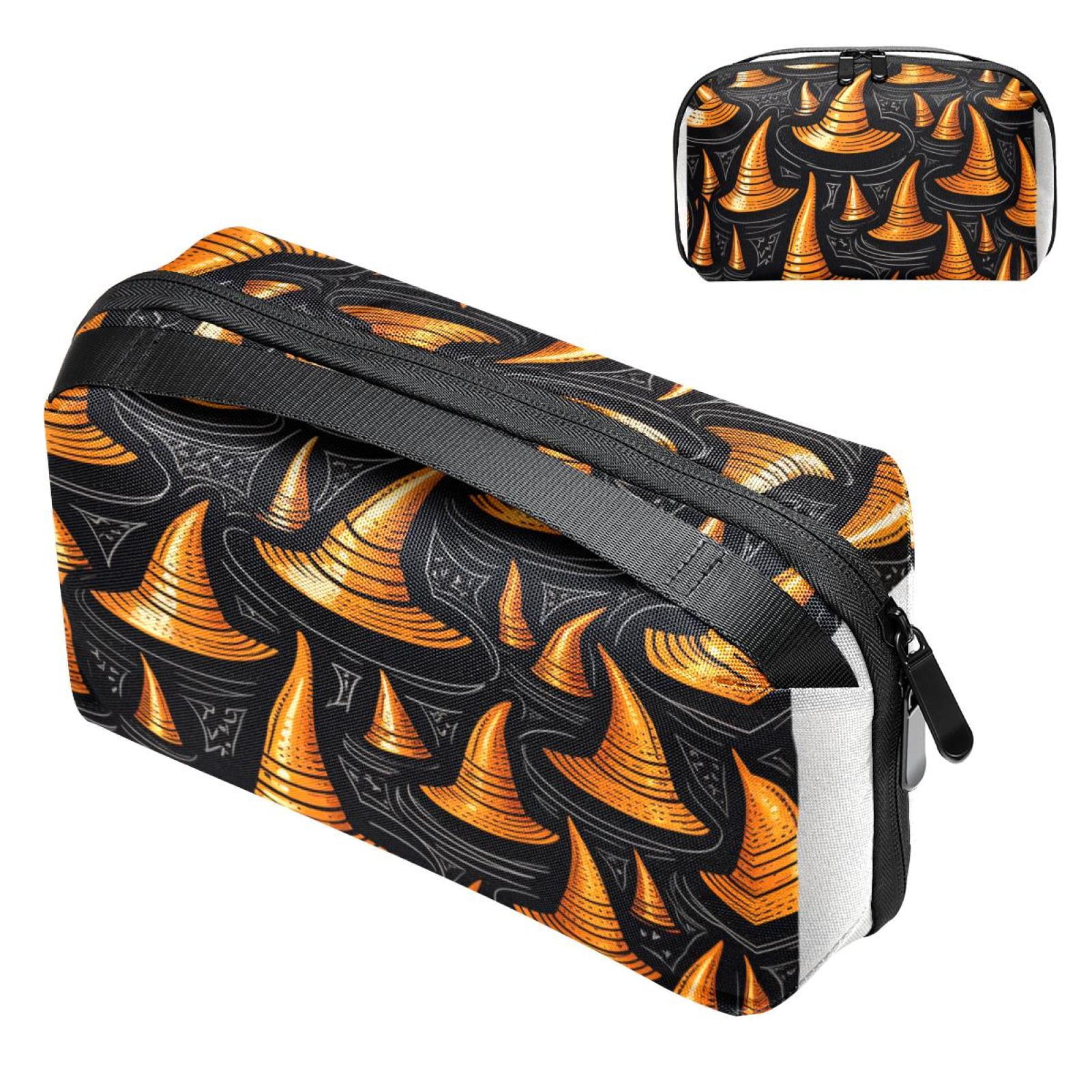 Witch Hat Waterproof Oxford Fabric Storage Case with Charger Pouch ...