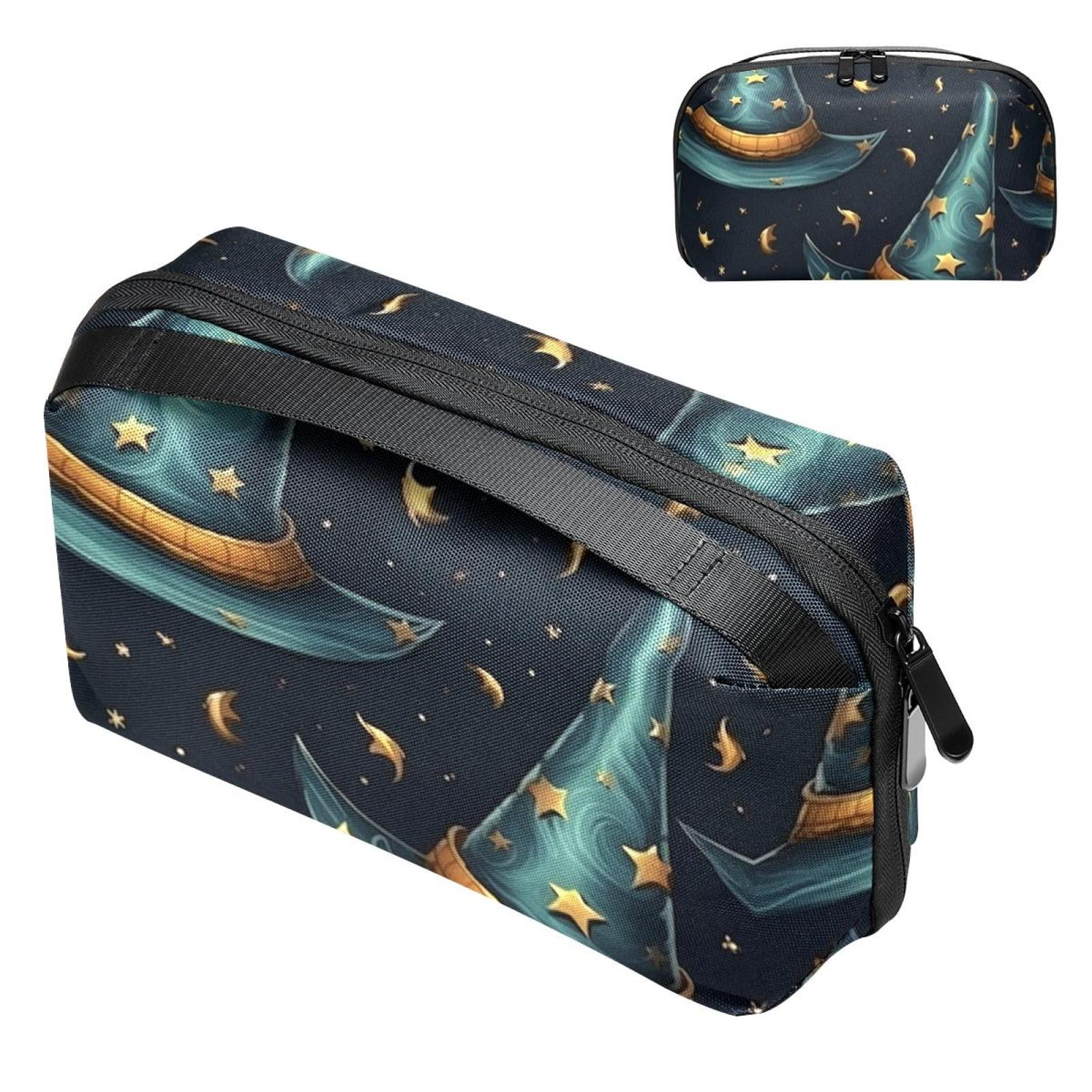 Witch Hat Waterproof Oxford Fabric USB Pouch Hard Drive Case Charger ...