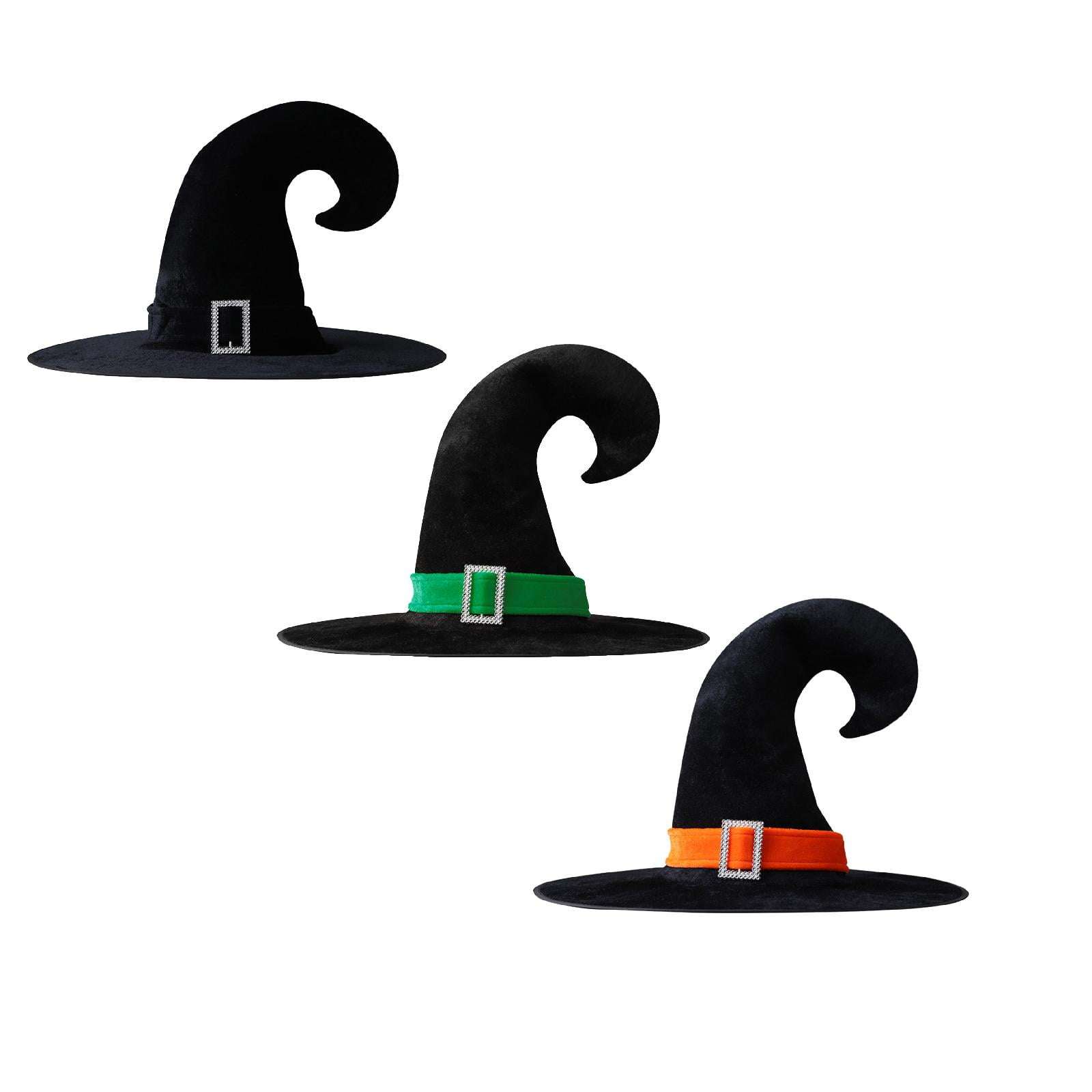 Witch Hats Birthday Hats Halloween Witches 3PCS Pastel Halloween Decor ...