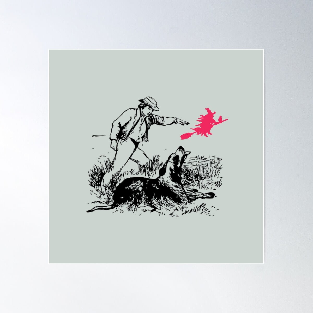 Witch Hunt Poster Wall Art, Modern Wall Decor For Living Room Bedroom ...
