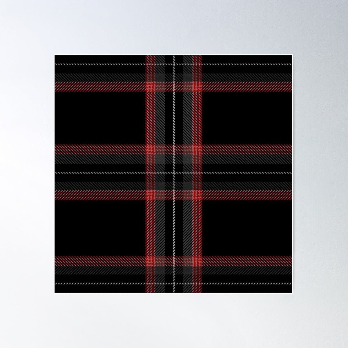 Witch Hunt Scottish Tartan Poster Wall Art, Modern Wall Decor For ...