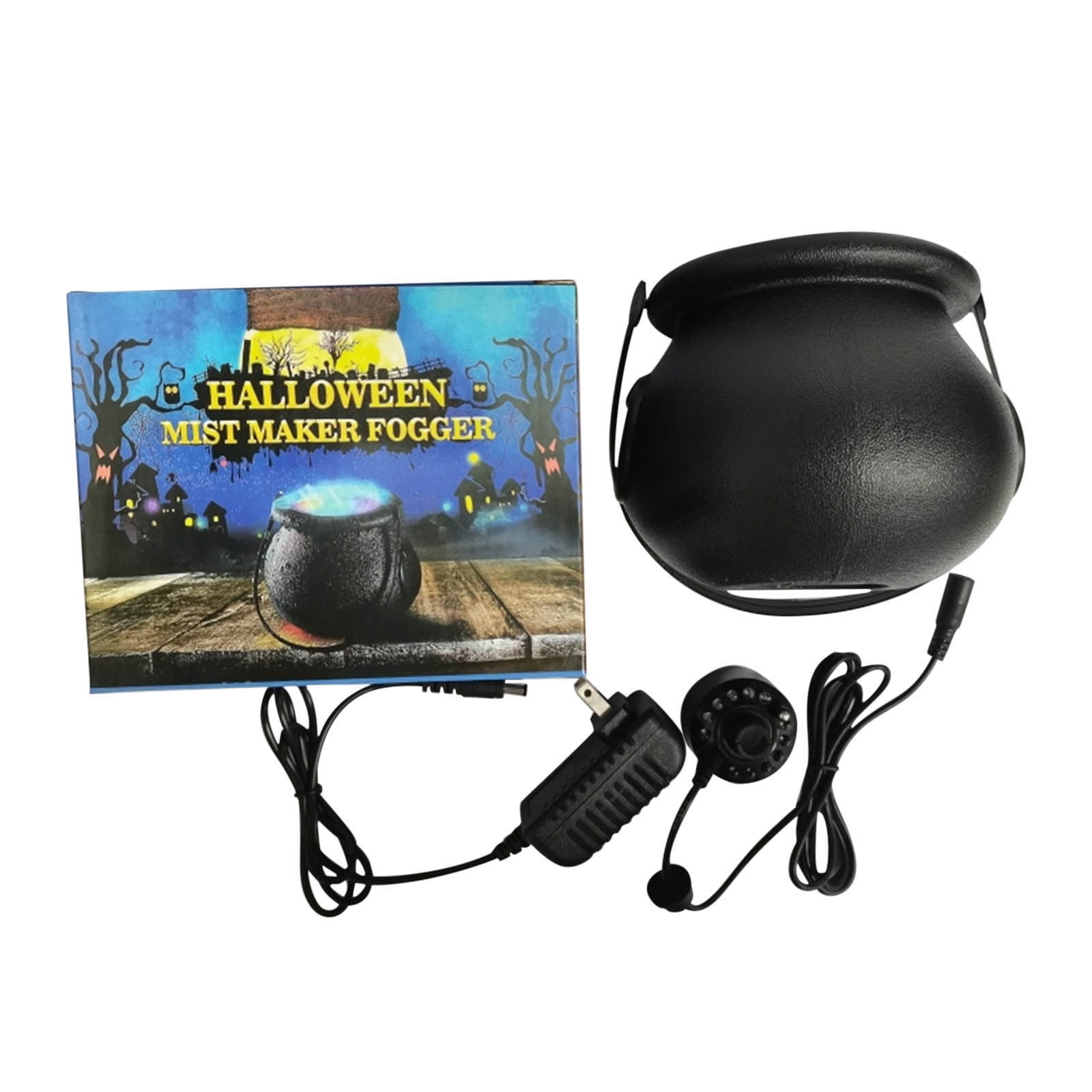 Witch Jar Color Changing Party Light 12 Led Lights Halloween Fogger ...
