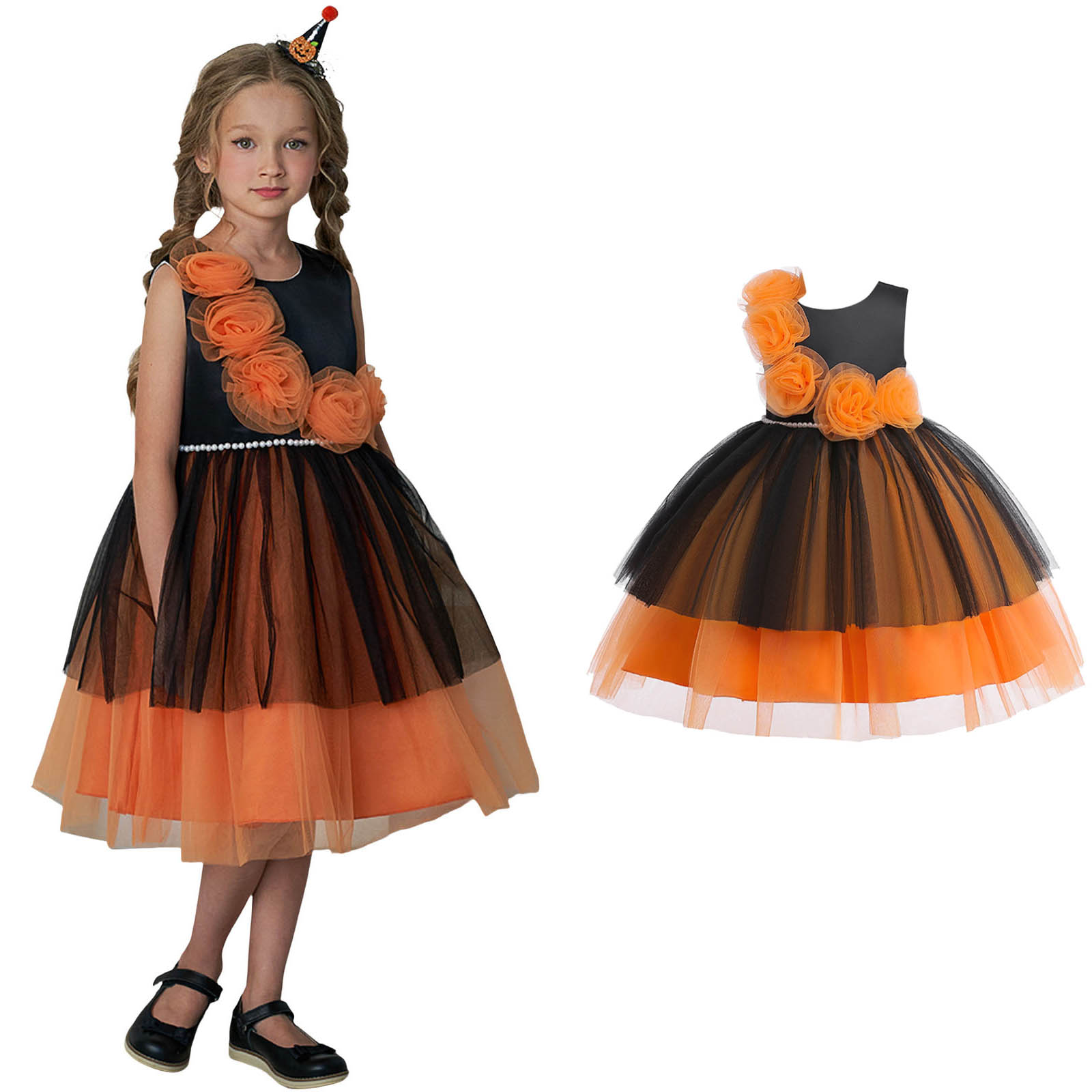 Witch Outfit Tulle Dress Baby Evil Queen Outfit Halloween Outfits Kids ...
