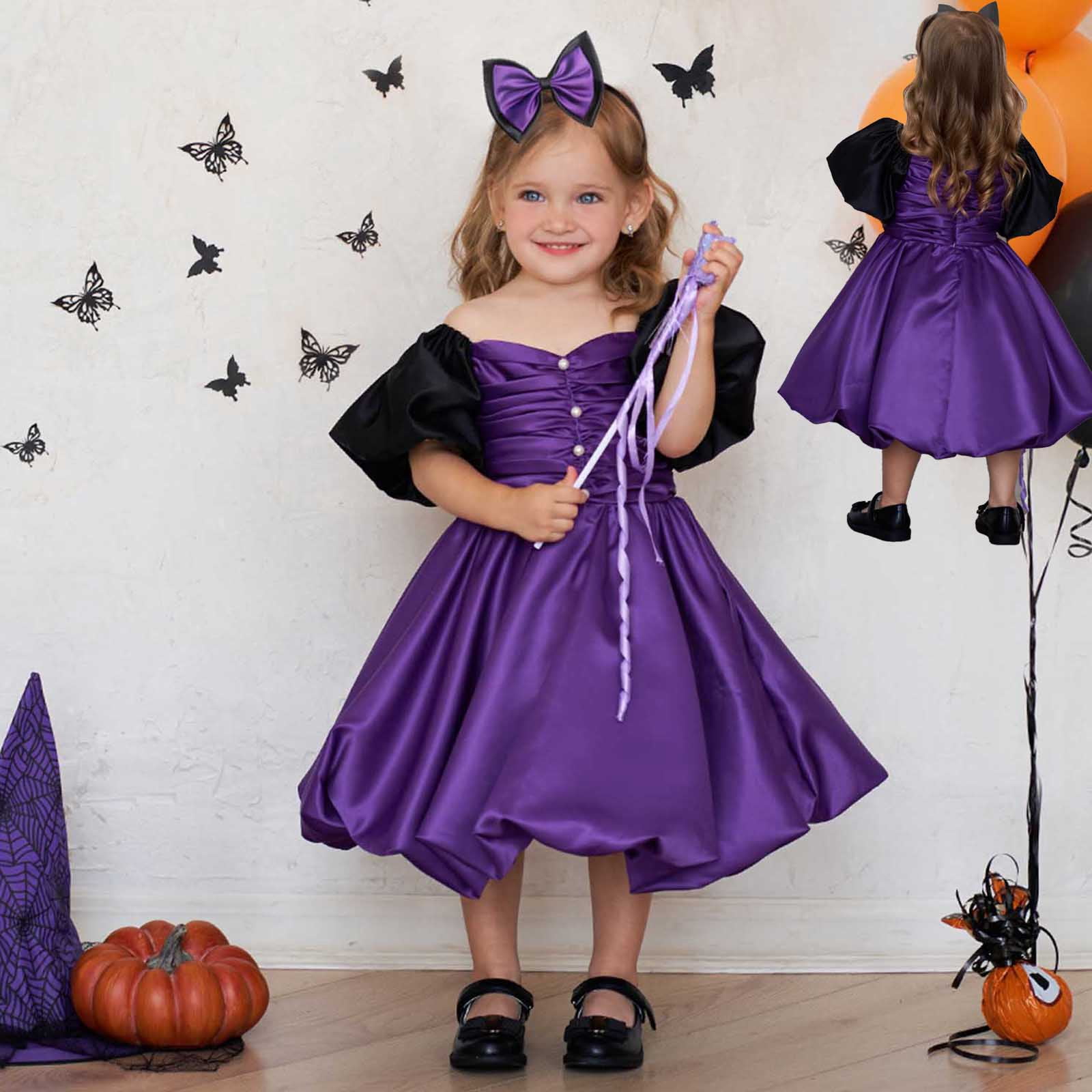 Witch Outfit Tulle Dress Baby Evil Queen Outfit Halloween Outfits for ...