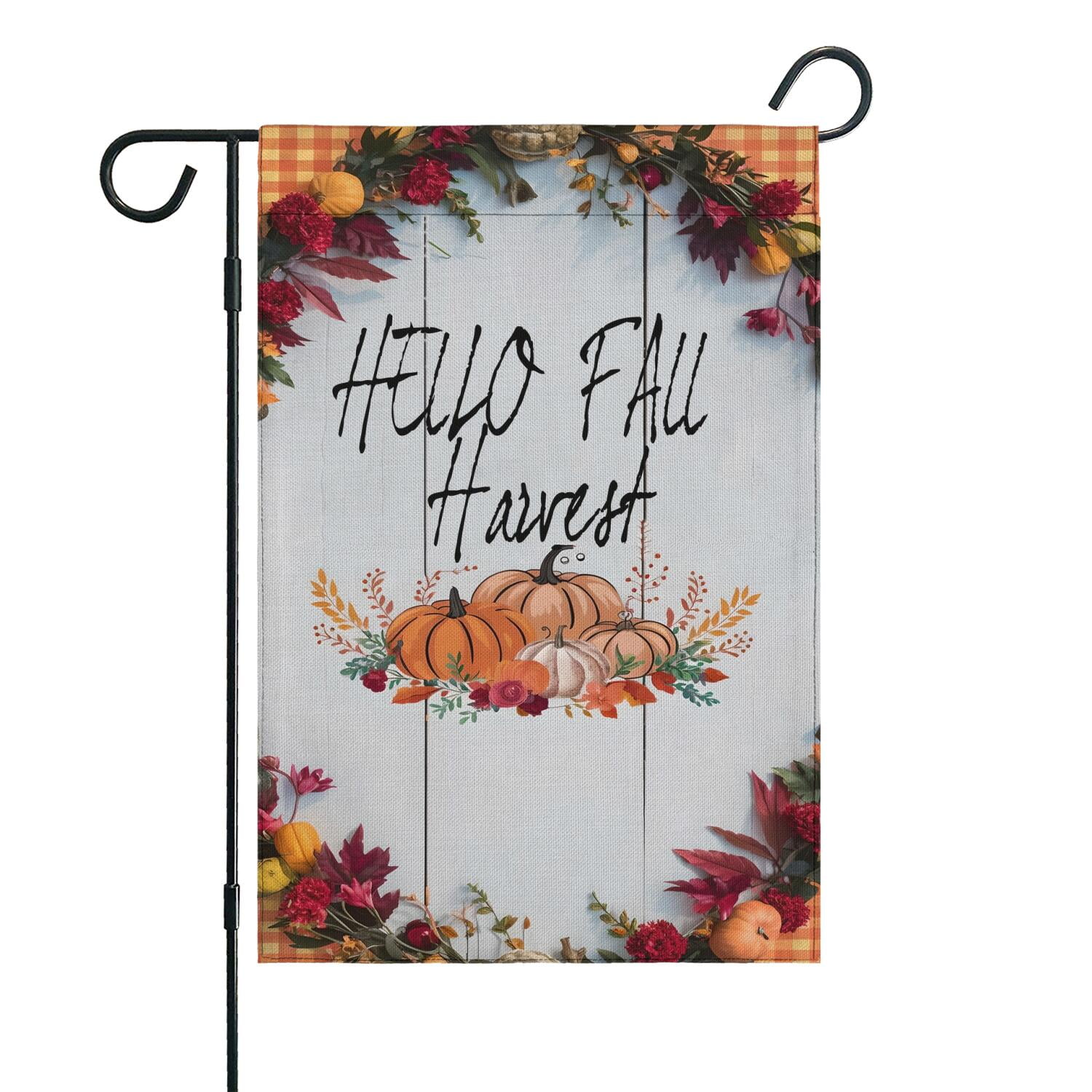 Witch Please Double-Sided Garden Flag 12x18 Fall Yard Decor Outdoor ...