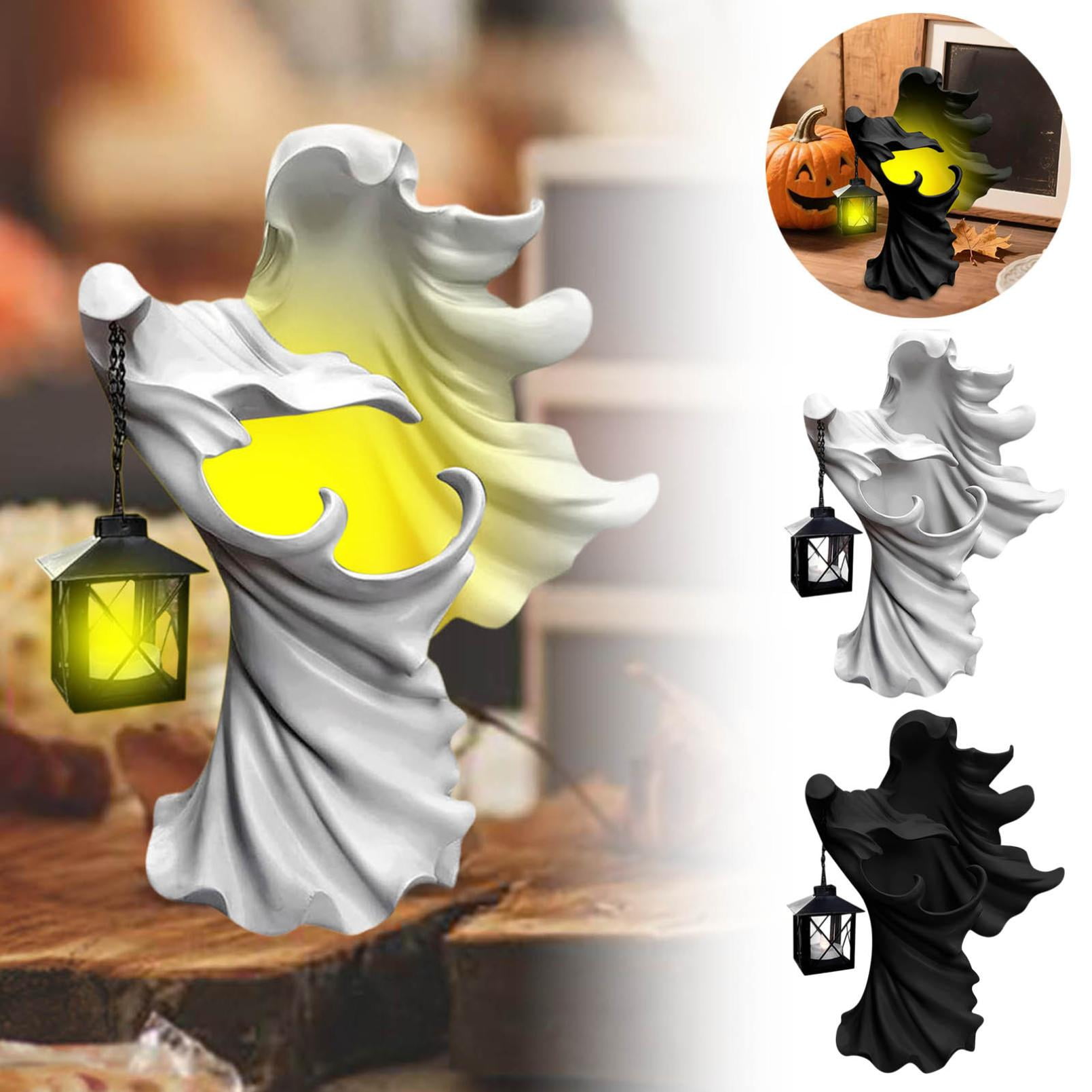 Witch Statue Halloween Decorations Halloween Ghostly Statue Resin ...