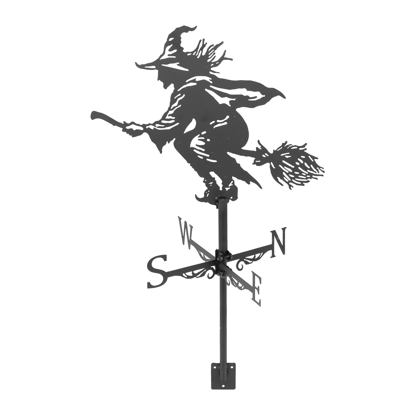 Witch Vane Farmhouse Roof Decoration Weather Iron Halloween Party ...