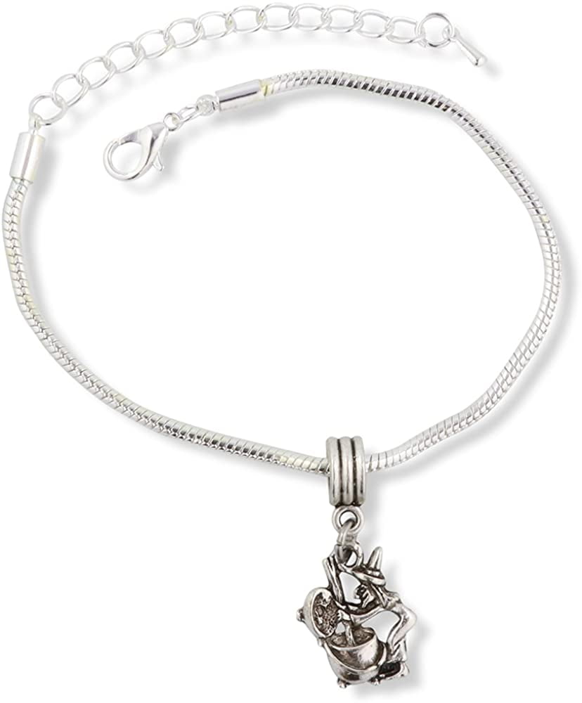 Witch and Cauldron Witch Brew Snake Chain Charm Bracelet - Walmart.com