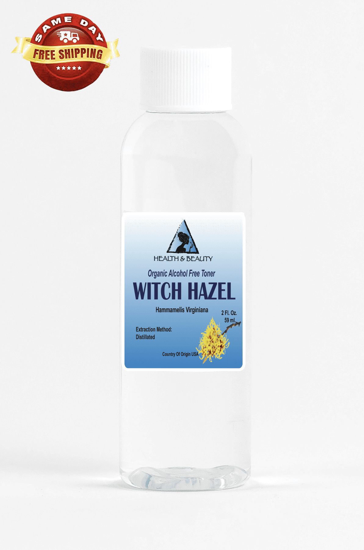 Witch hazel distillate face toner all natural 2 oz - Walmart.com