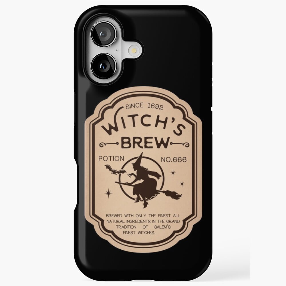 Witch’s Brew Potion Label Vintage Artwork Case for iPhone 17 15 14 13 ...
