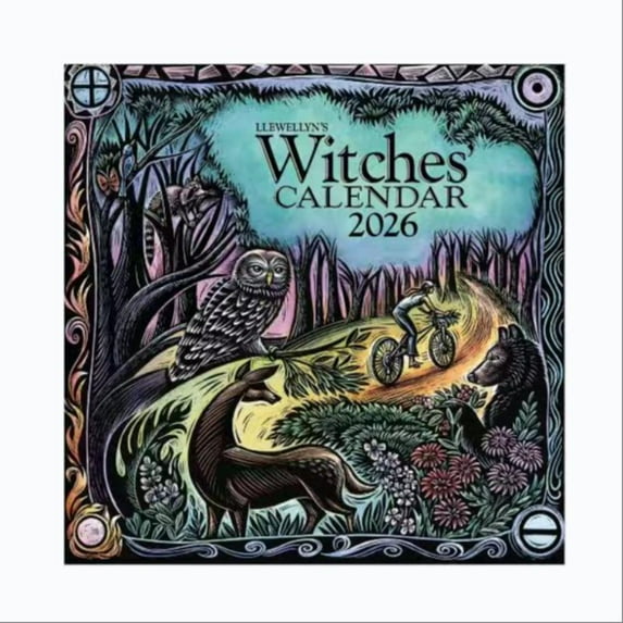 Witch's Spellbinding 2026 Wall Calendar: Occult Art & Moon Phases ...