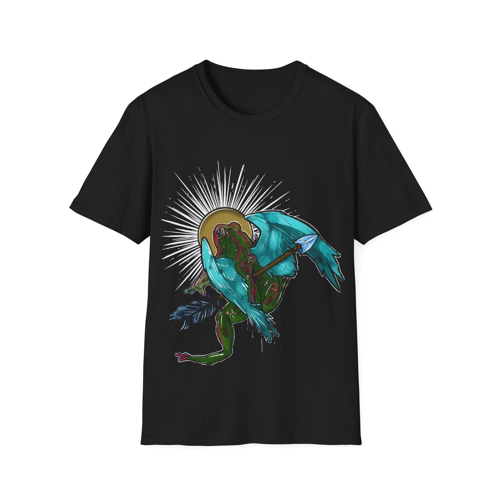 Witch set : Magic Winged Frog Neotrad tattoo style - Walmart.com