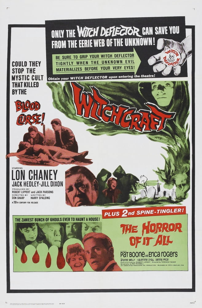 Witchcraft 1964 The Horror Of It All 1963 Us Poster. Tm And Copyright ...