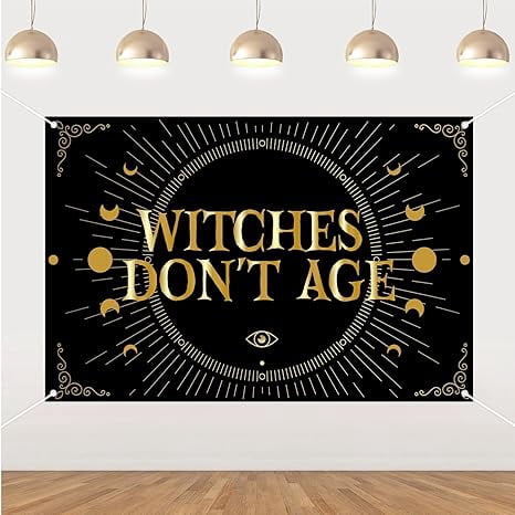 Witches Birthday Party Decorations for Women, Halloween Witches Don't ...