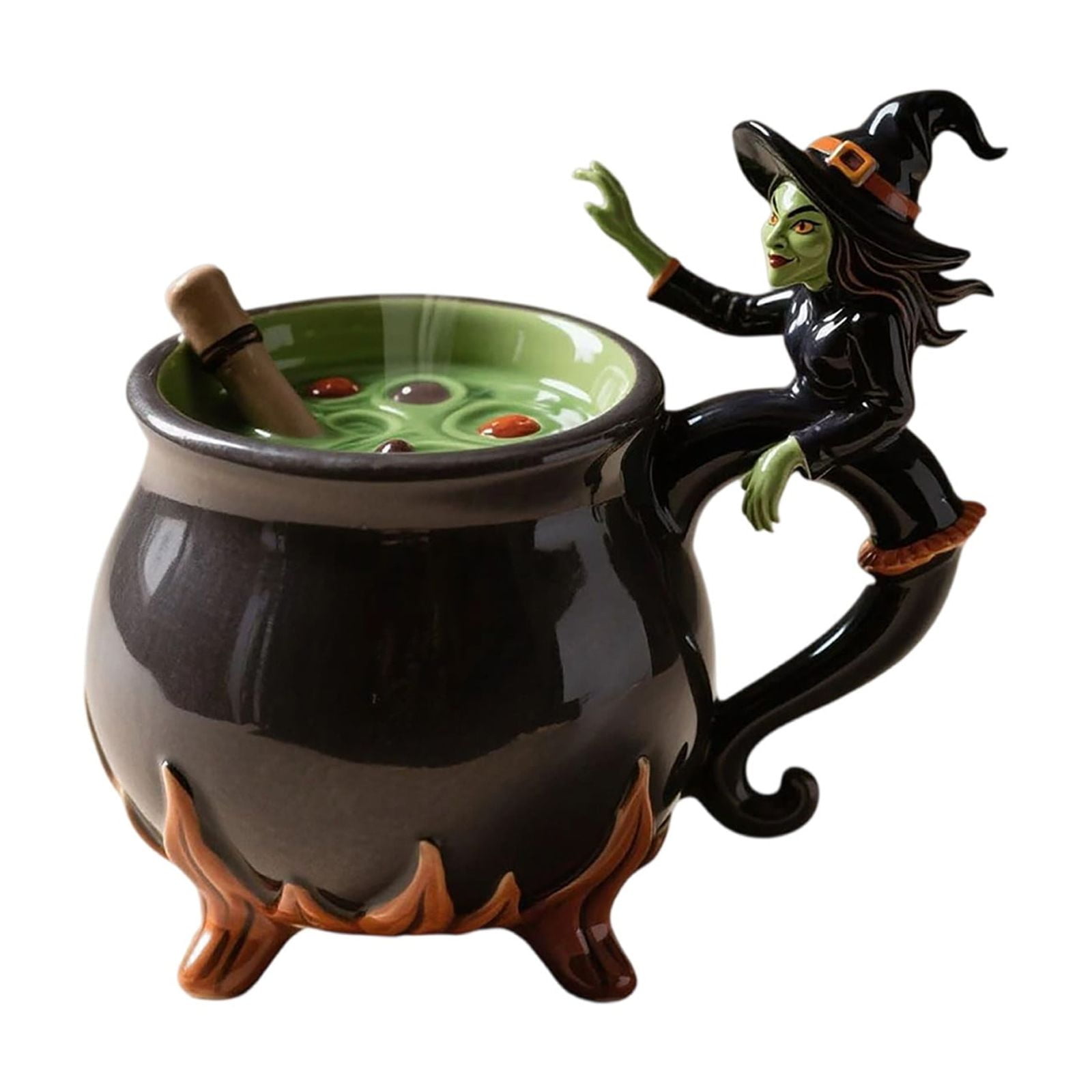 Witches Brew Cauldron Mug - Halloween Witch Cauldron Mug 12oz - Ceramic ...