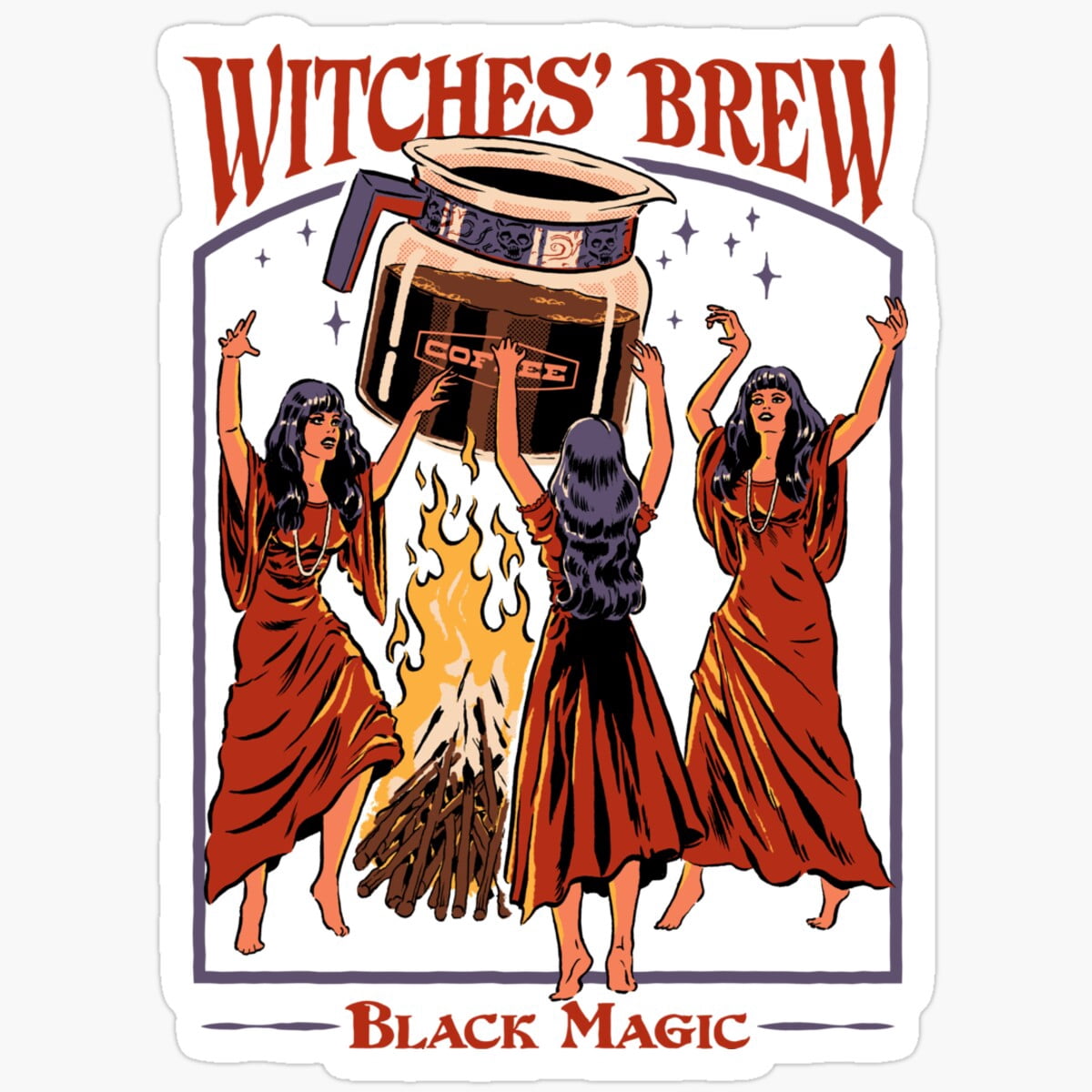 DOPASTICKER Witc.Hes' Brew Sticker. Gift You - Decorate Laptops, Water ...