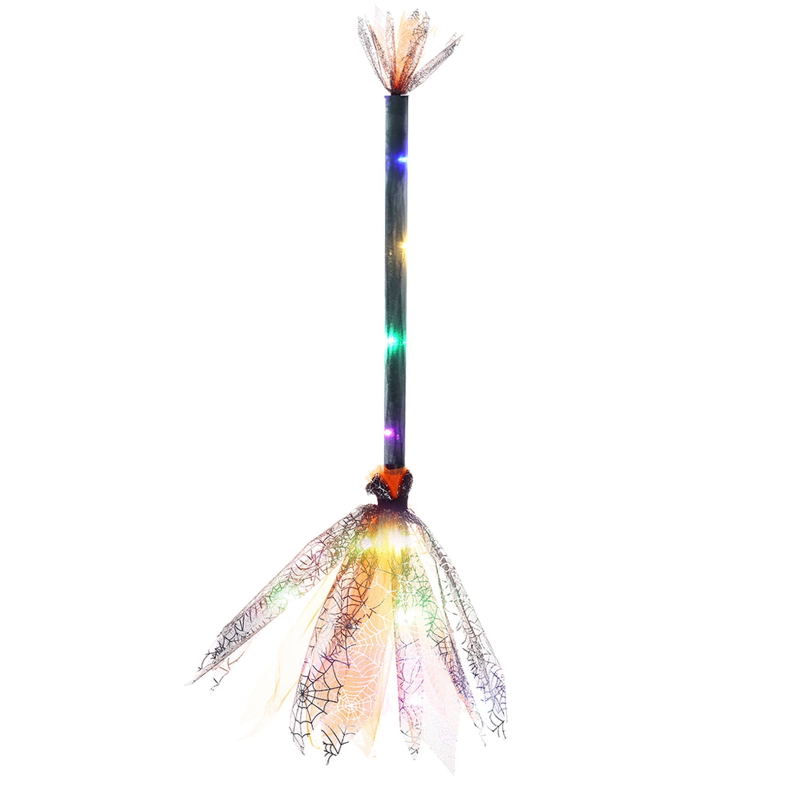 Witches Broom Halloween Decor - 25.26In Animated Light up Moving ...