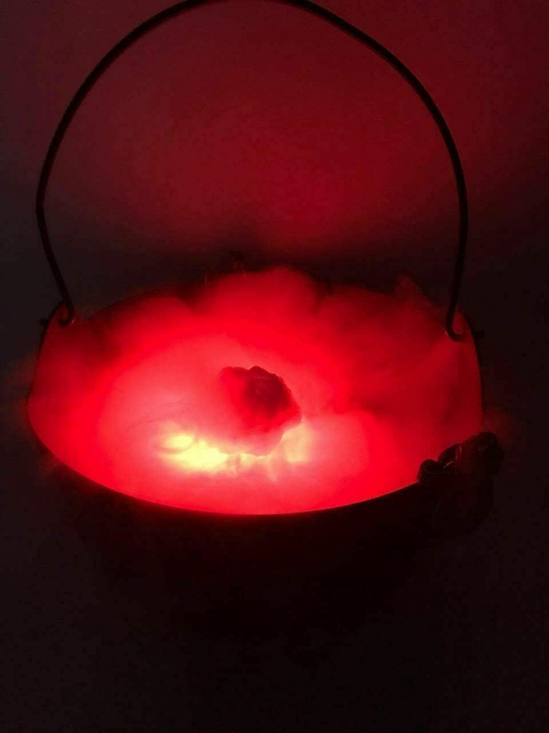 Witches Bubbling 12" Black Cauldron with Red Fogger (w/Color Options ...