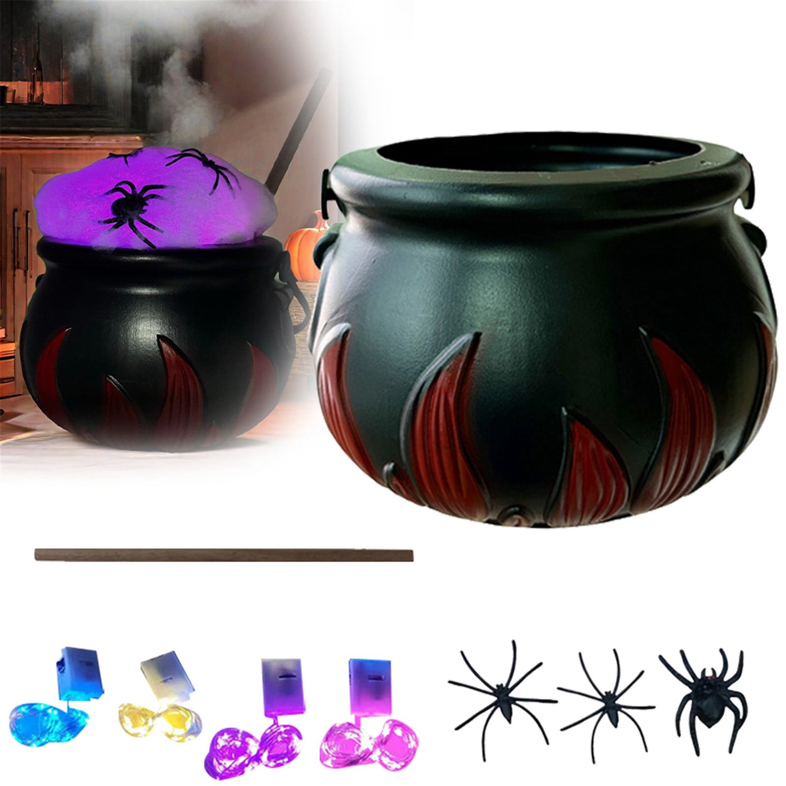 Witches Cauldron,Black Bowl Party Decoration,Halloween Decorations ...